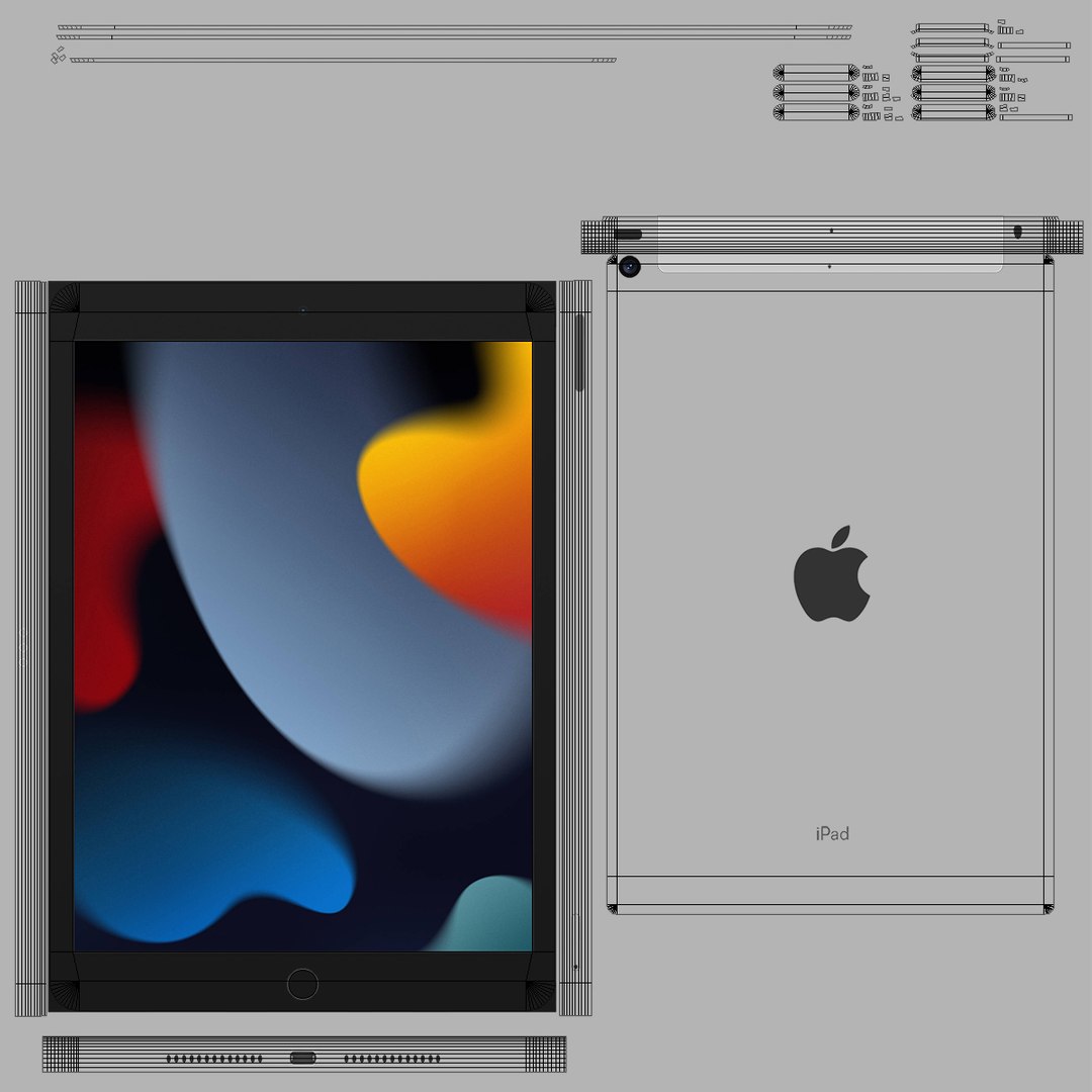 Apple 10-inch IPad Model - TurboSquid 2149294