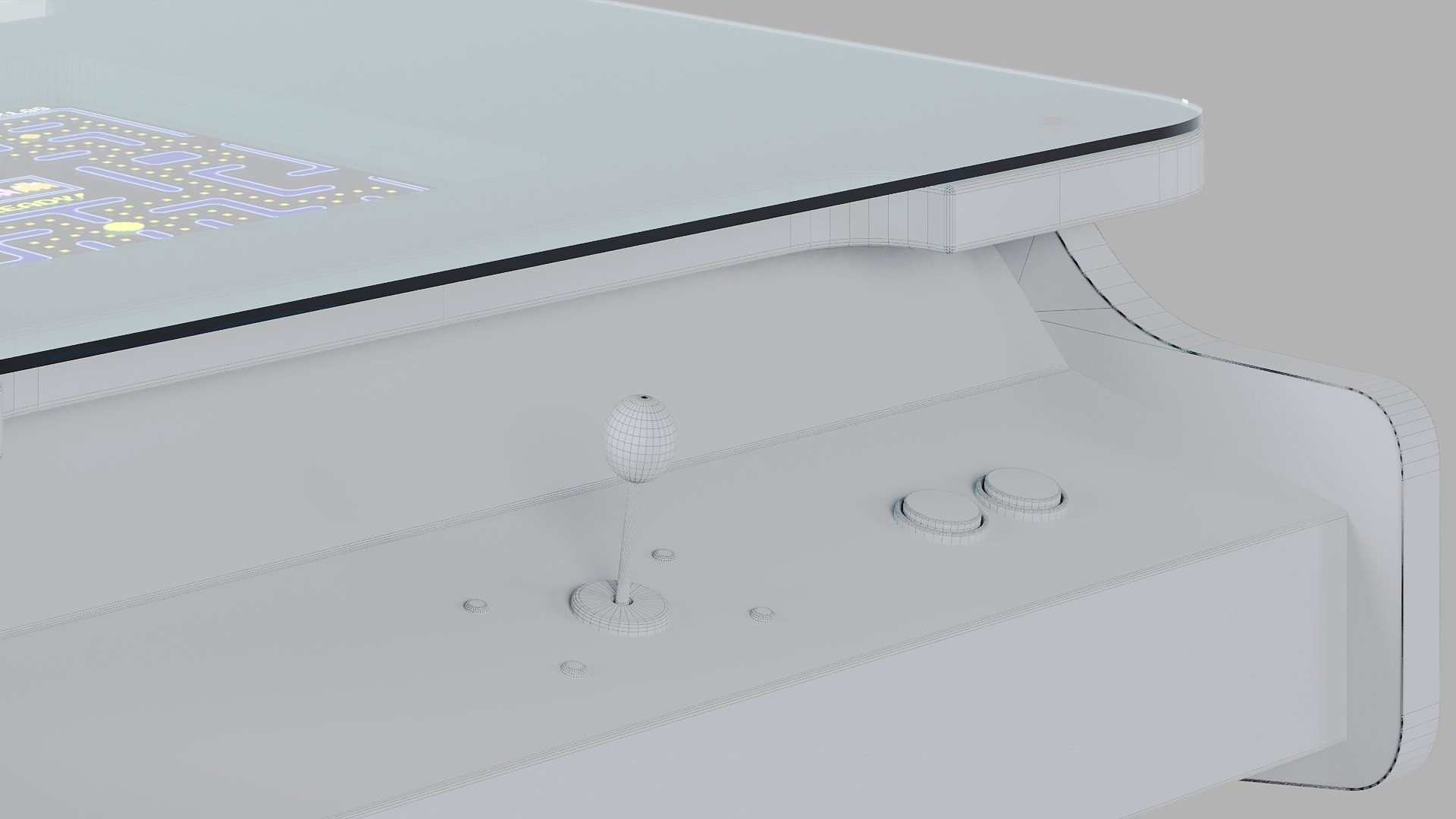 3D Arcade Game Retro Cocktail Table Machine Model - TurboSquid 2350154