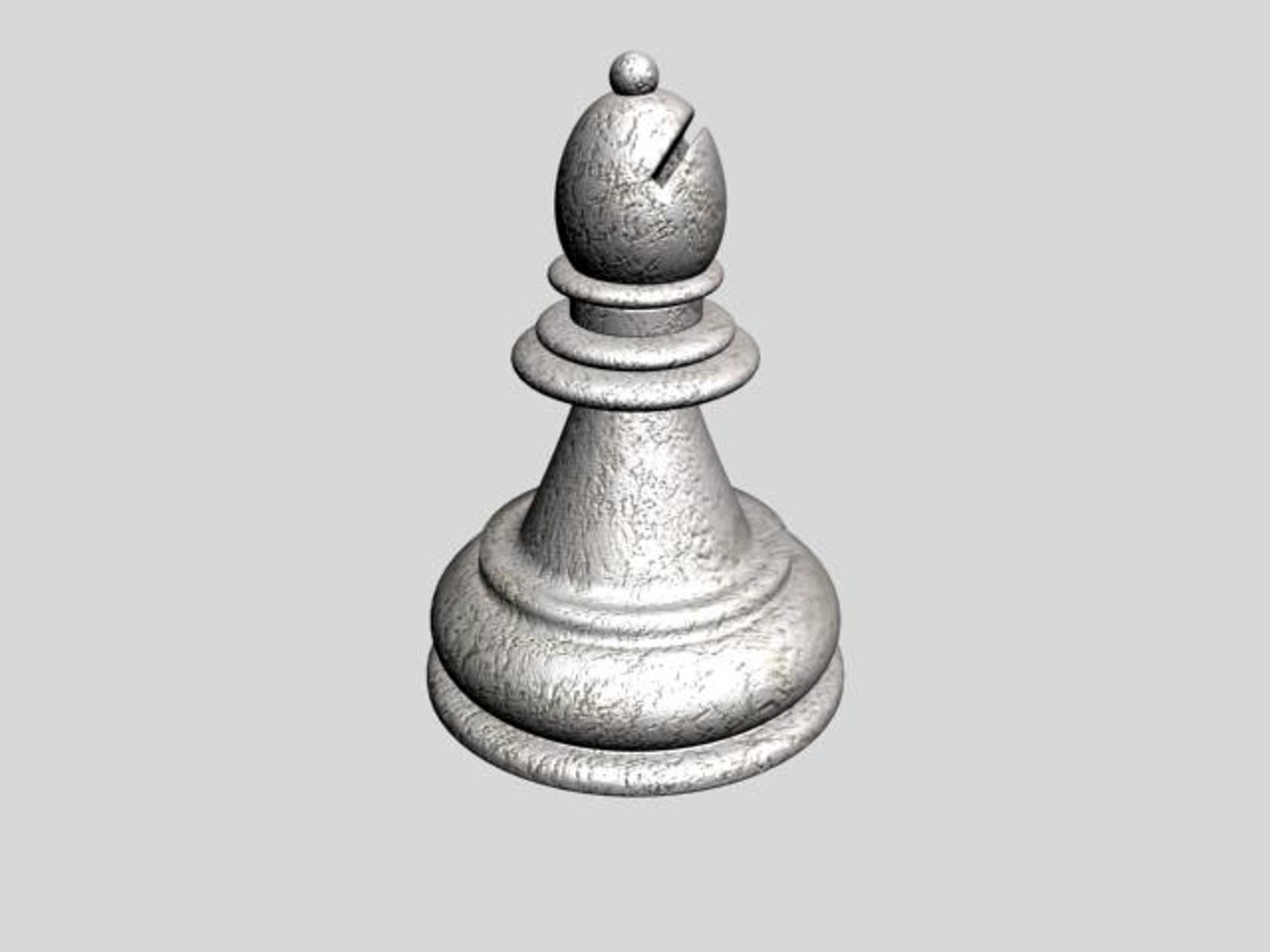 3d Chess Bishop Model