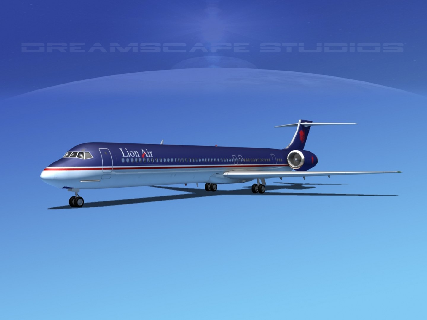 3d Model Mcdonnell Douglas Md-80