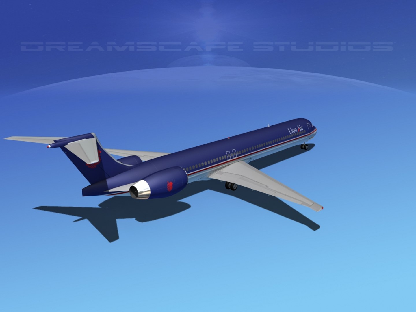 3d Model Mcdonnell Douglas Md-80