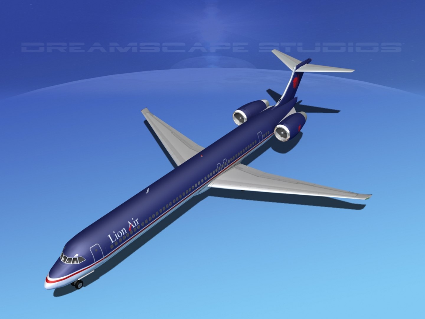 3d Model Mcdonnell Douglas Md-80