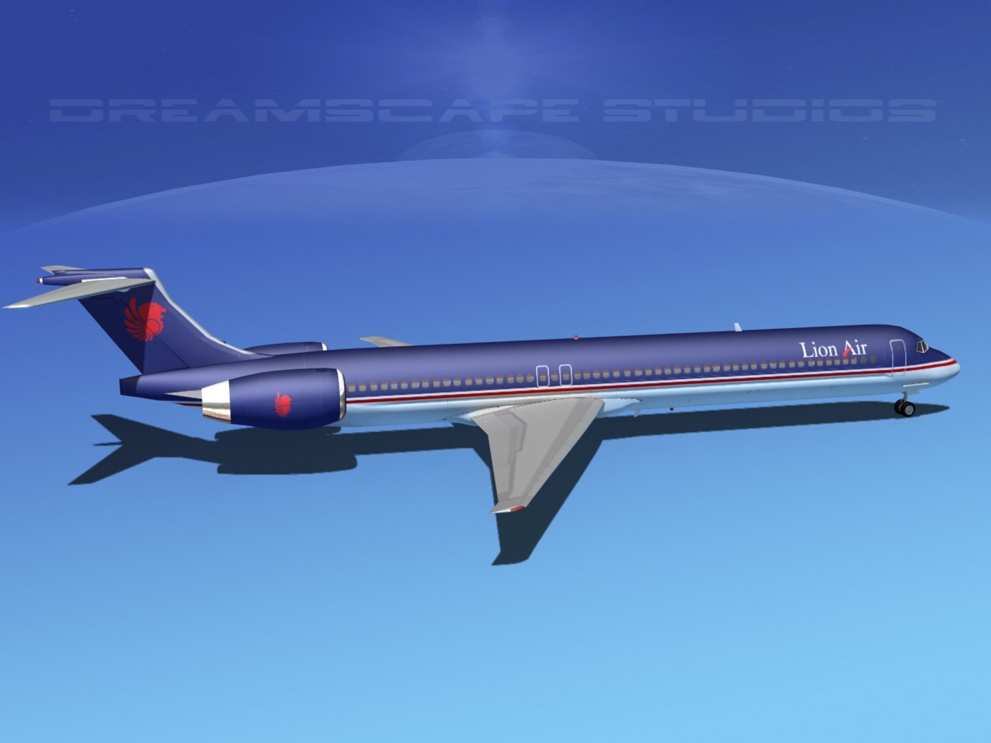 3d Model Mcdonnell Douglas Md-80