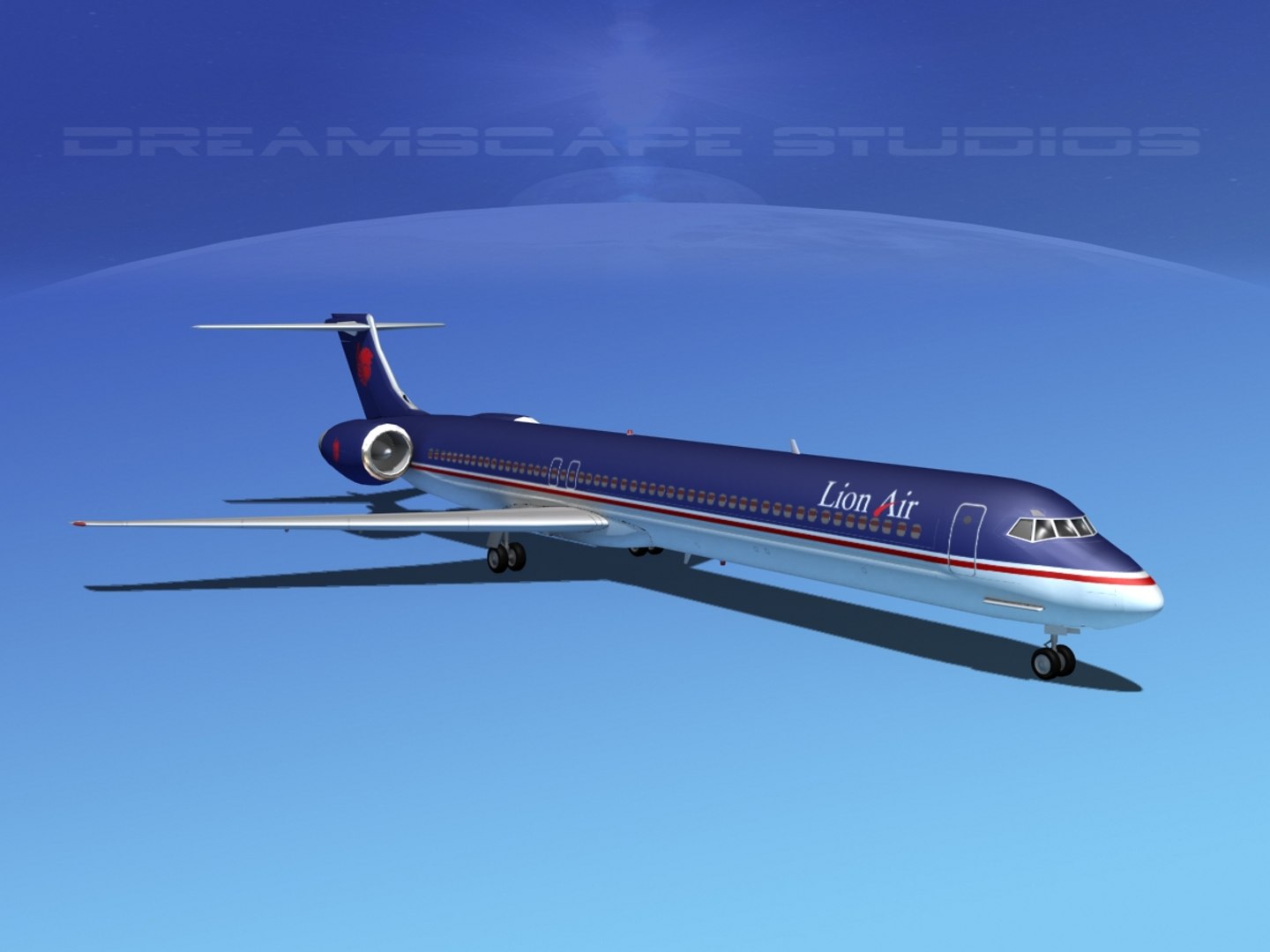 3d Model Mcdonnell Douglas Md-80