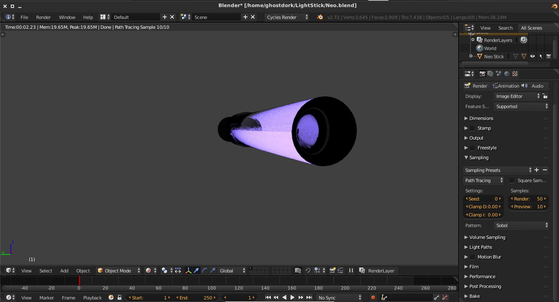 3D Light Stick - TurboSquid 1197773