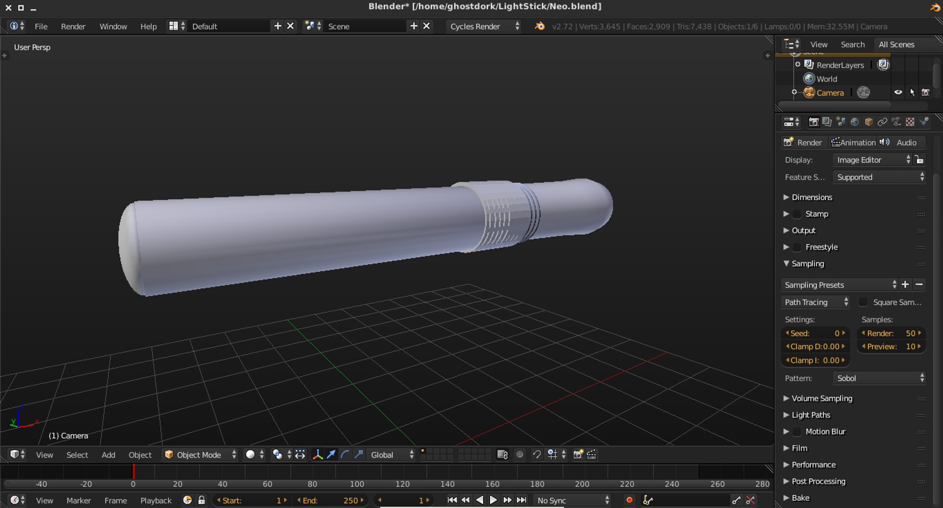 3D Light Stick - TurboSquid 1197773