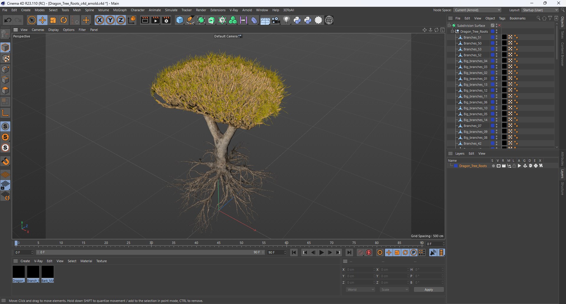 Dragon Tree Roots 3D - TurboSquid 2292865