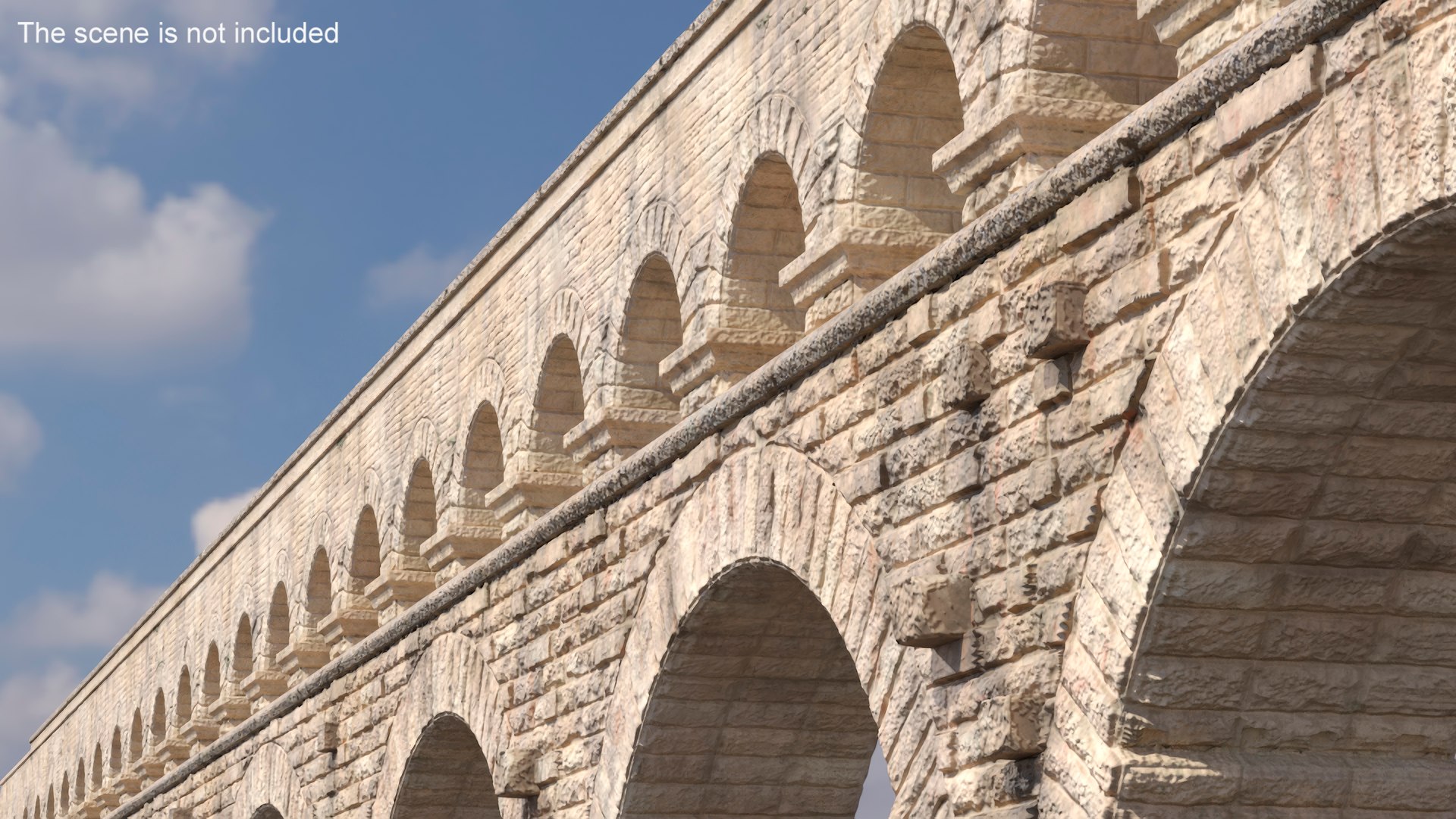 Ancient Single Level Aqueduct Model - TurboSquid 2350612