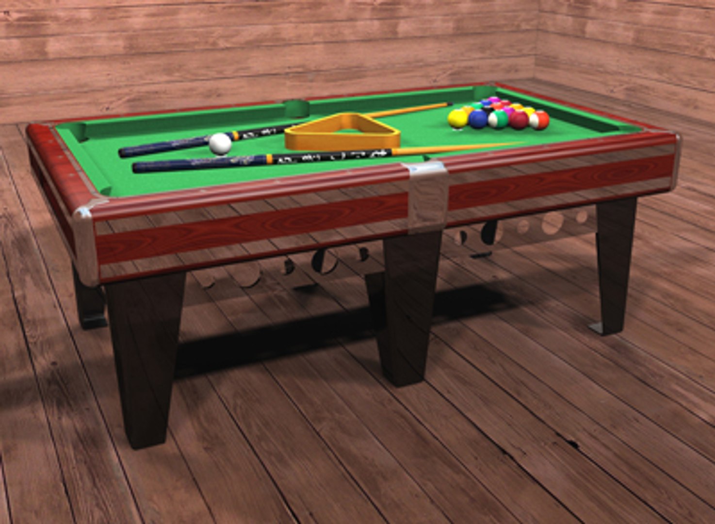 3d Model Pool Table