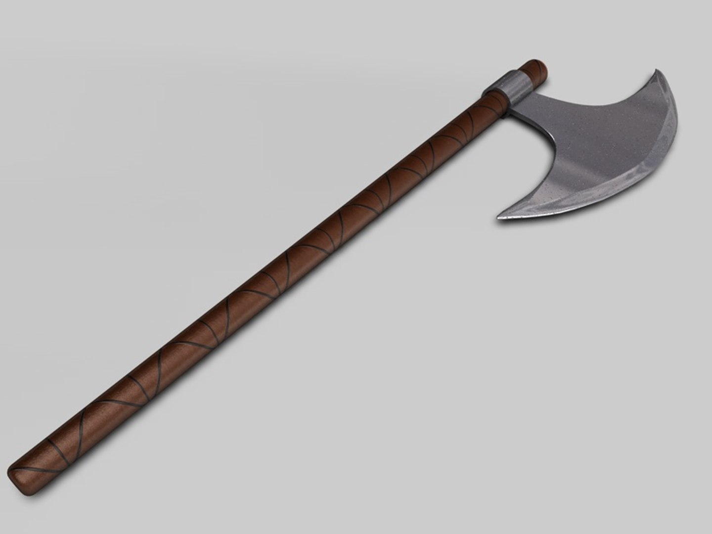 c4d simple two-handed axe