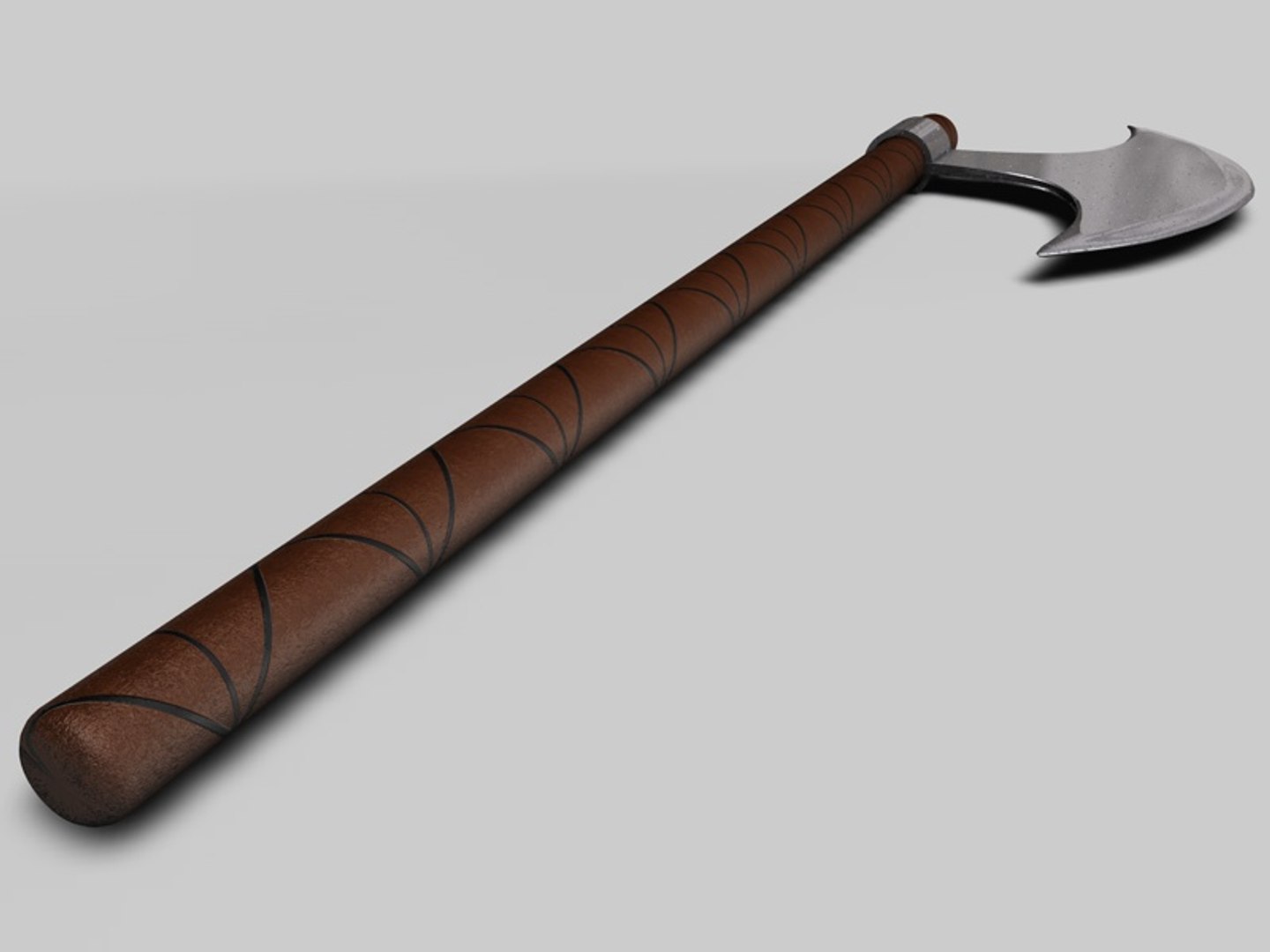 c4d simple two-handed axe
