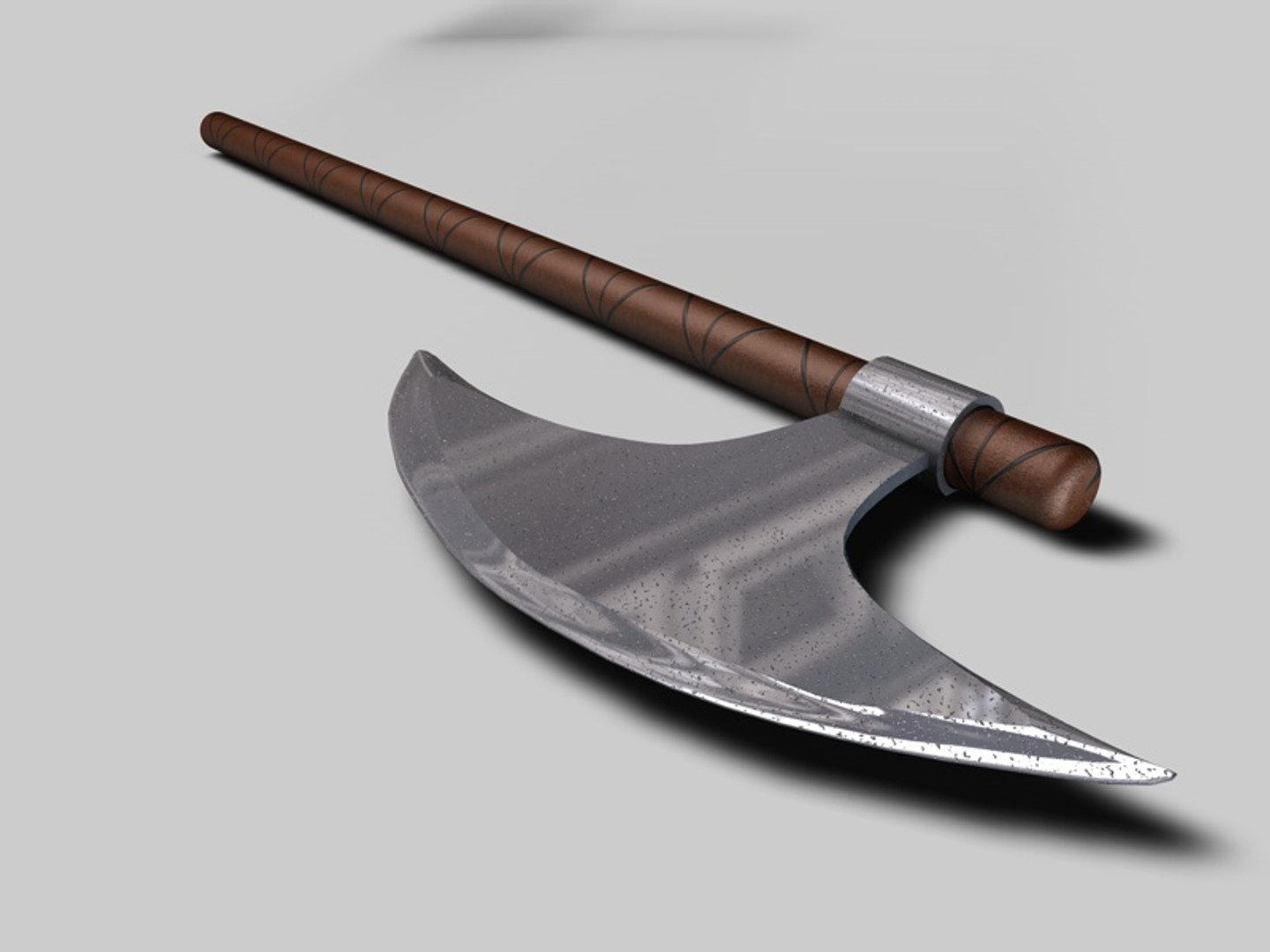 c4d simple two-handed axe
