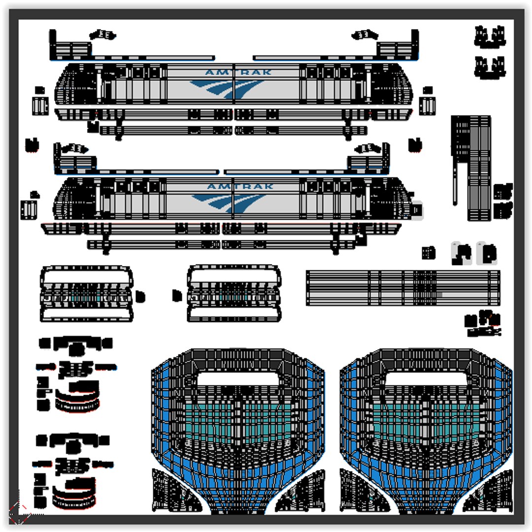 Locomotive Siemens Acs-64 Model - TurboSquid 1321125