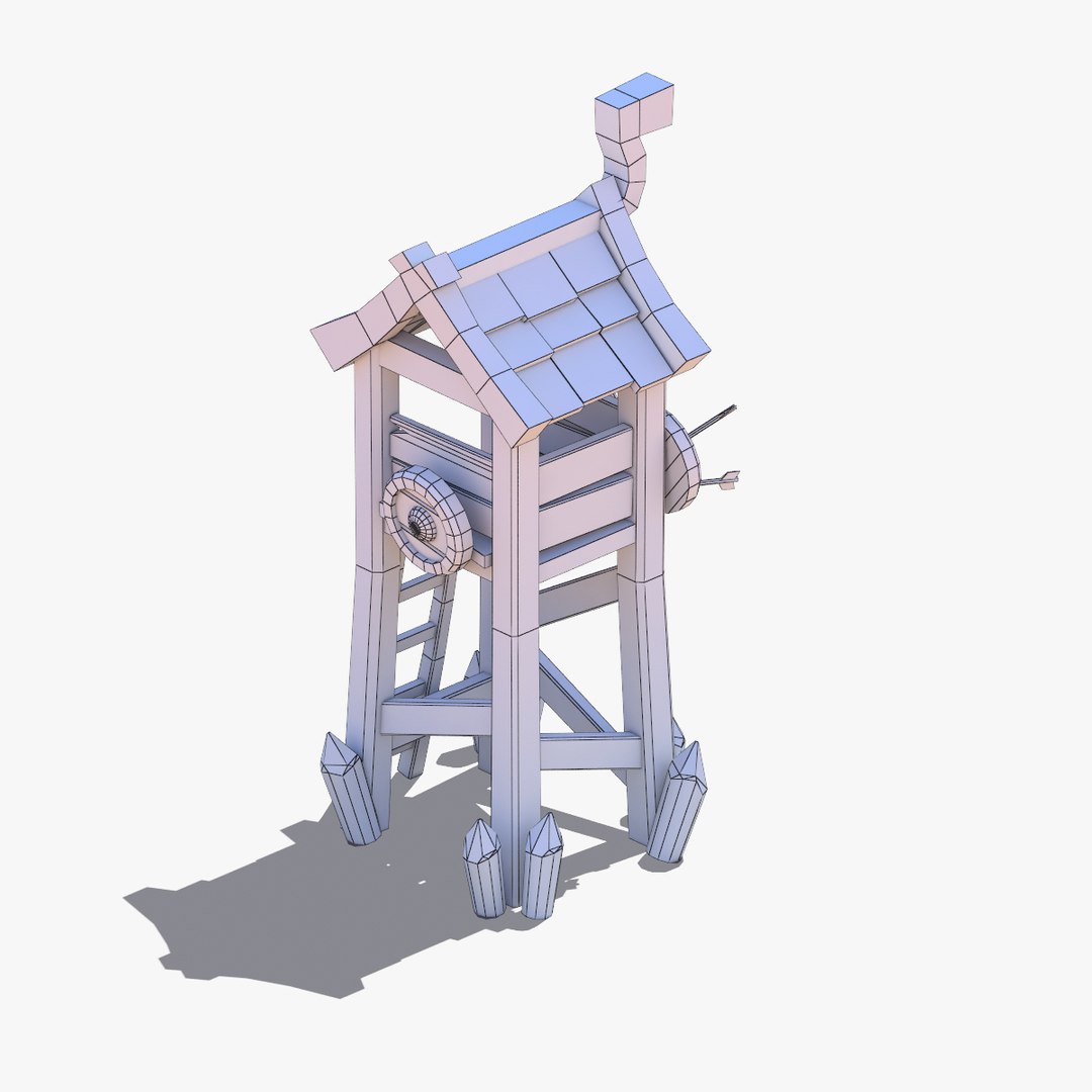 Viking Tower 3d Max