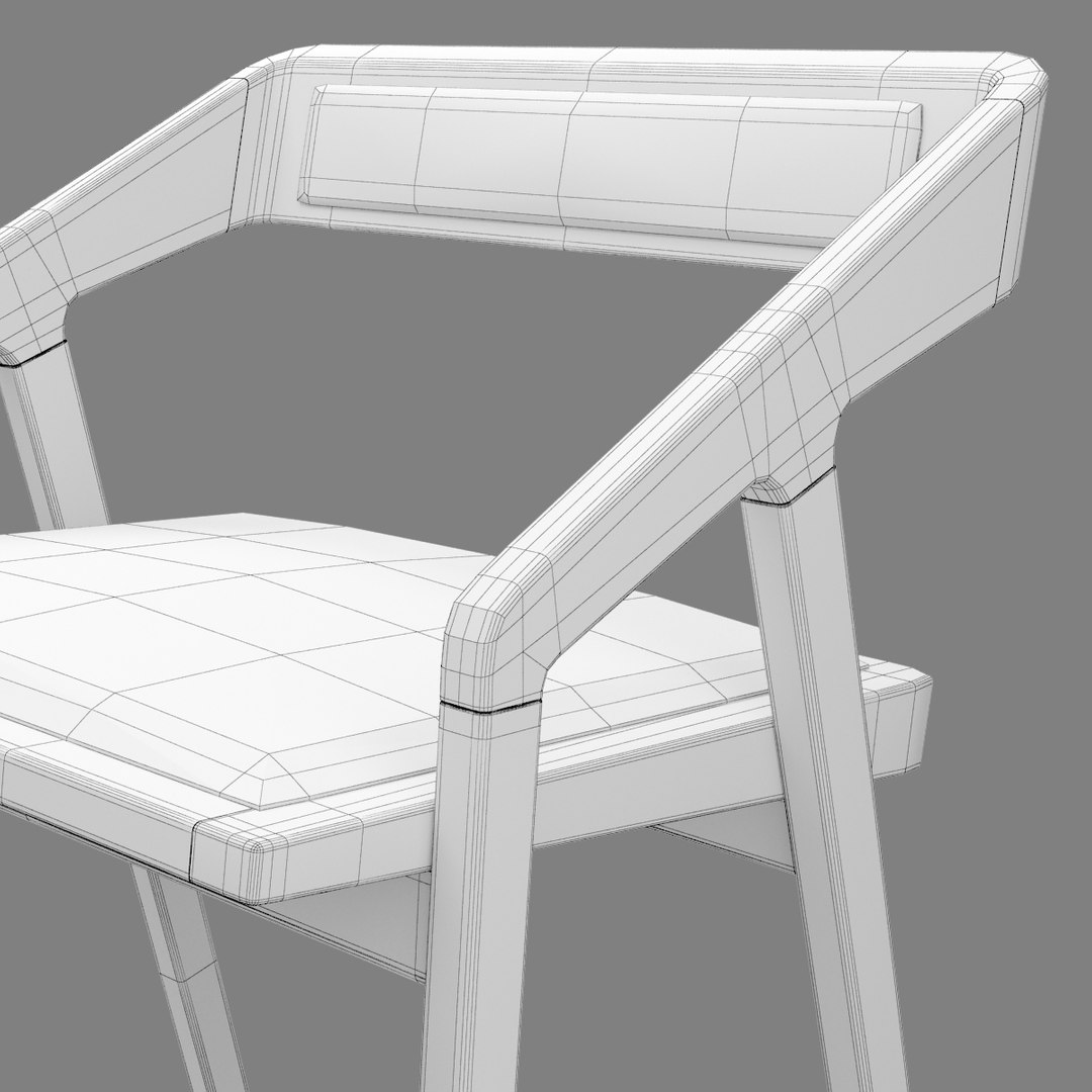 Counter Bar Chair - Obj