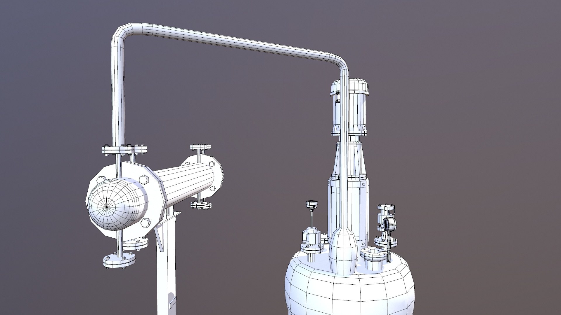 Steam Condensate Model - TurboSquid 2288879