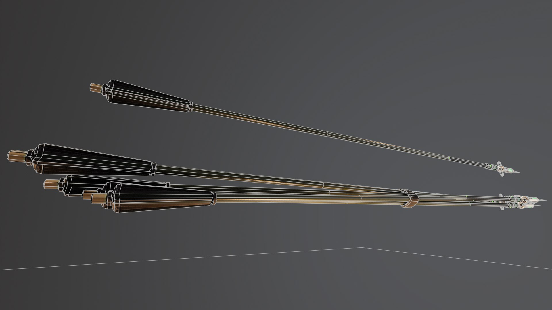 3D Sci-Fi Poison Arrows Model - TurboSquid 2279165