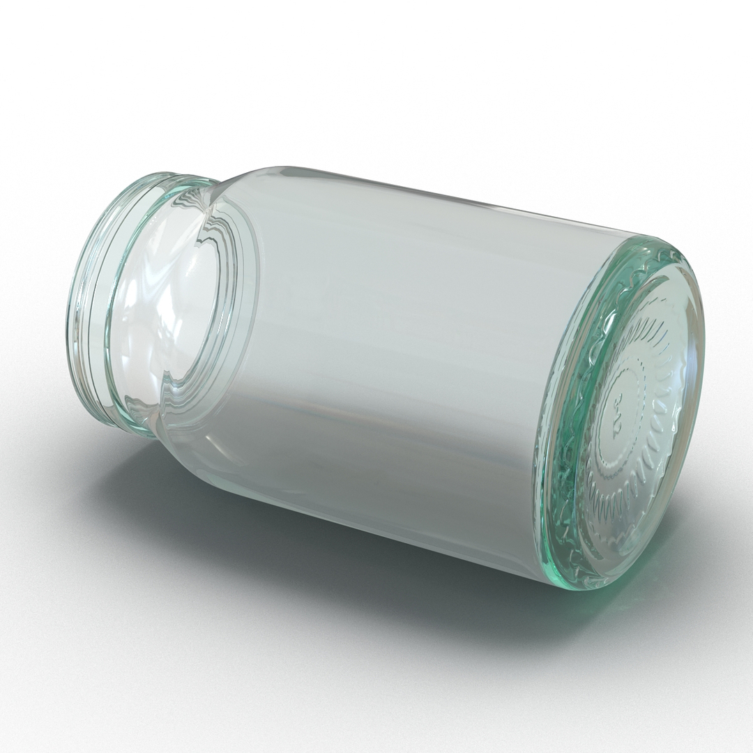 3d Obj Glass Jar