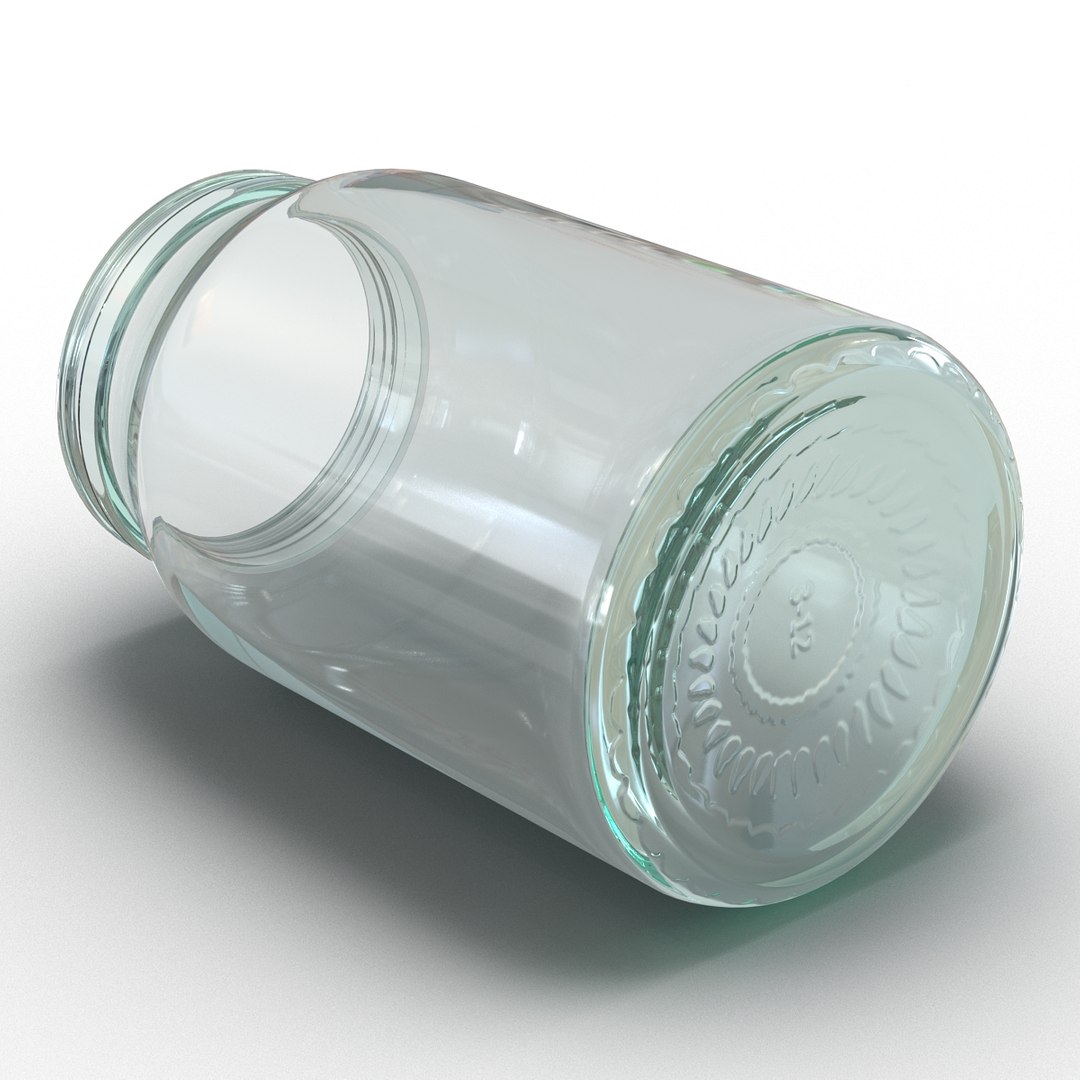 3d Obj Glass Jar