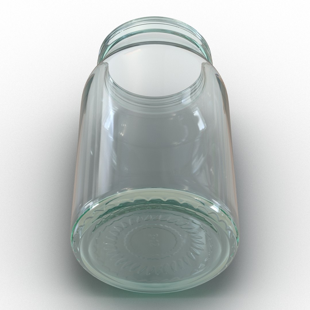 3d Obj Glass Jar