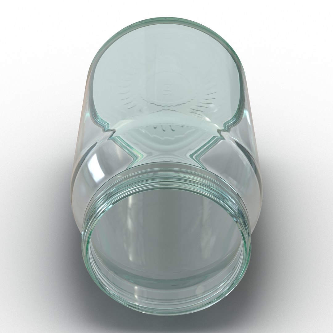 3d Obj Glass Jar