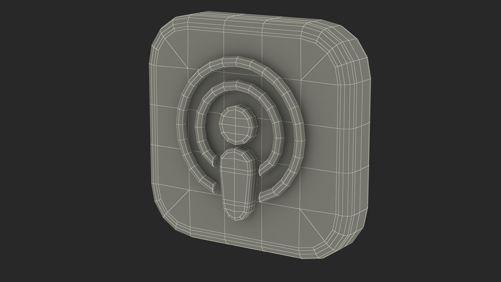 IPhone IOS Podcasts Icon 3D Model - TurboSquid 2218467
