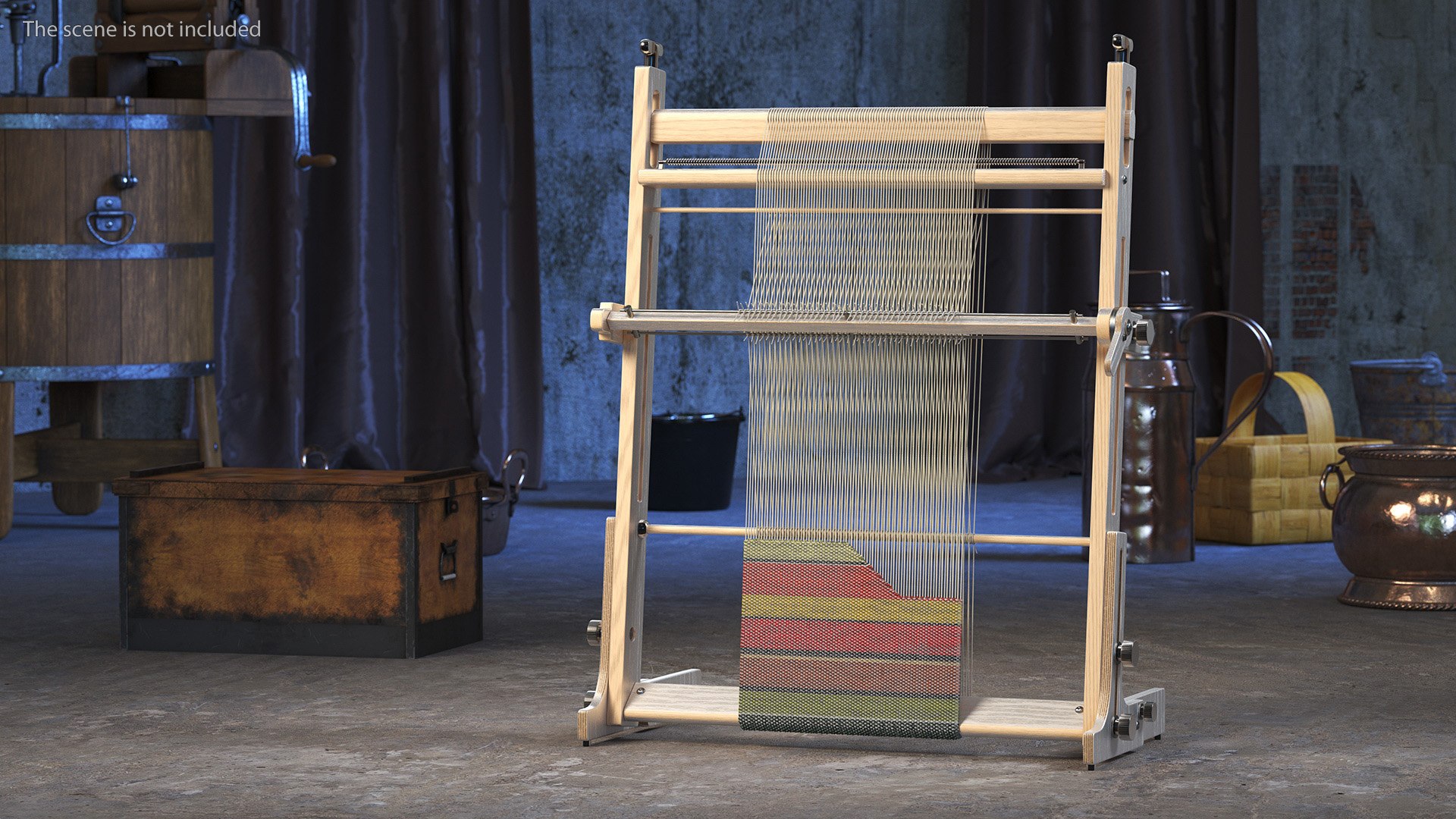 Arras Wooden Tapestry Loom 3D Model - TurboSquid 2076931