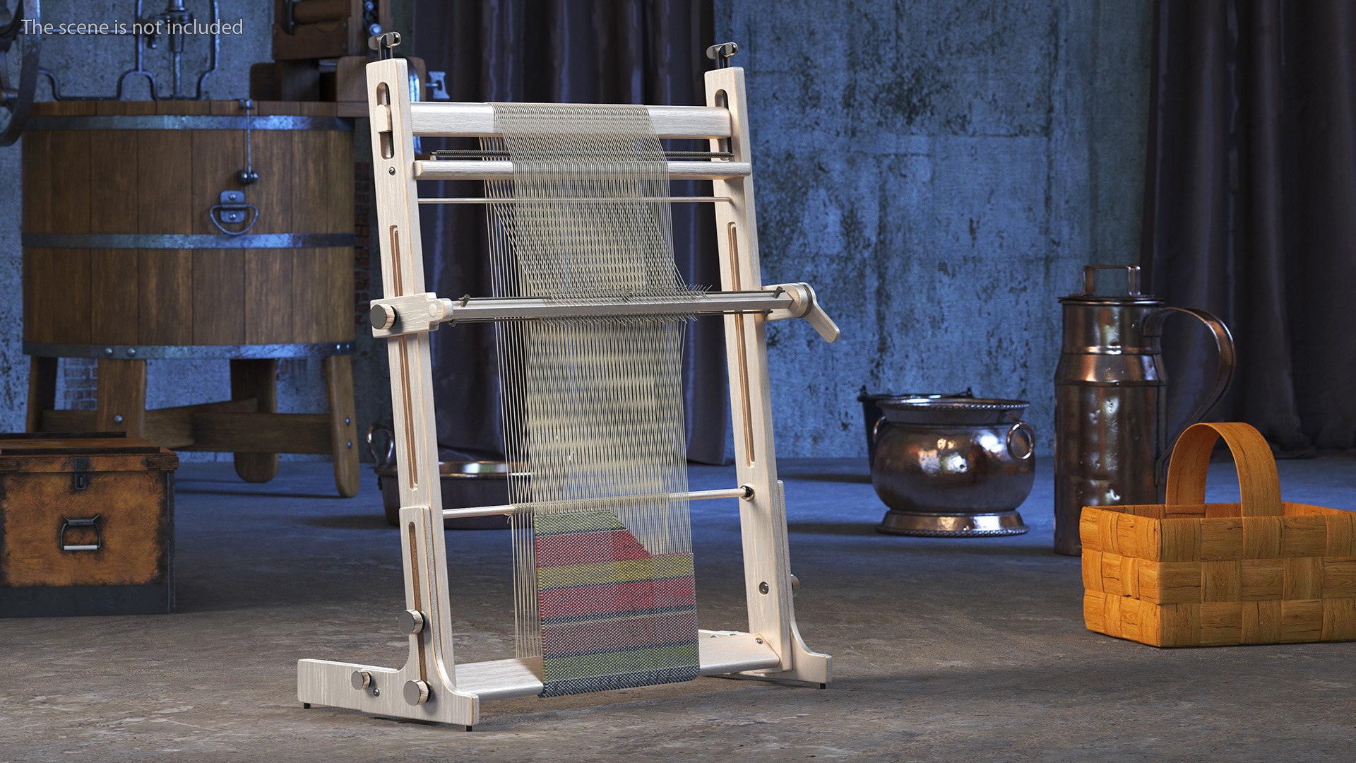 Arras Wooden Tapestry Loom 3D Model - TurboSquid 2076931