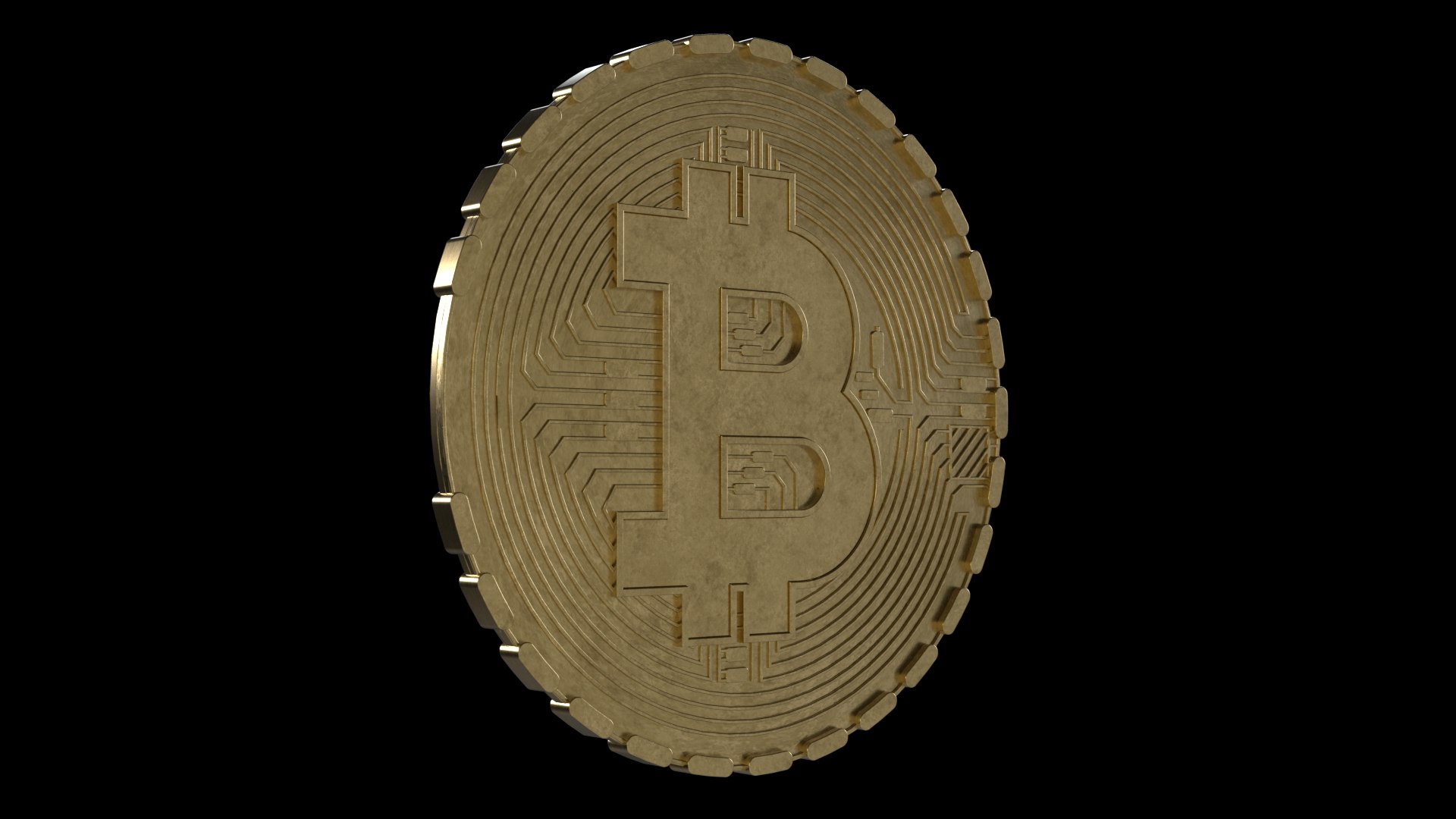 Bitcoin Coin Model - TurboSquid 1820143