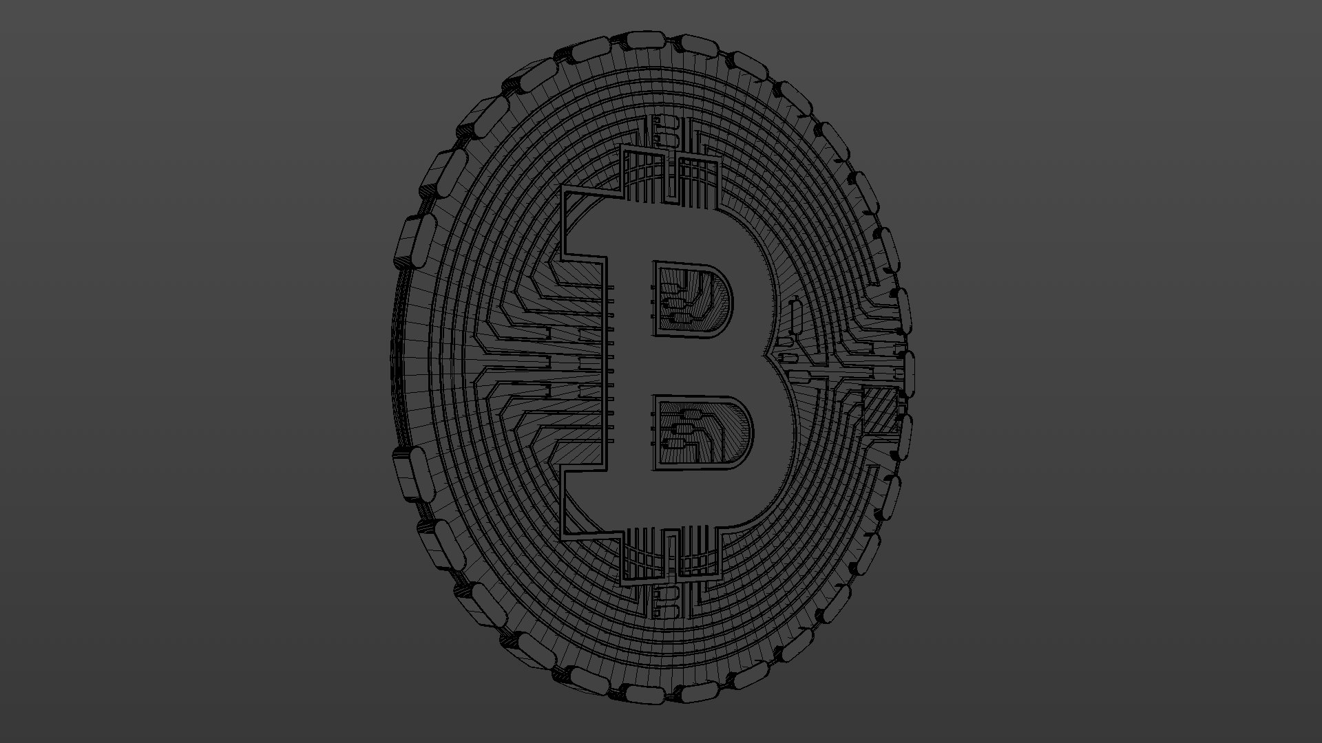 Bitcoin Coin Model - TurboSquid 1820143