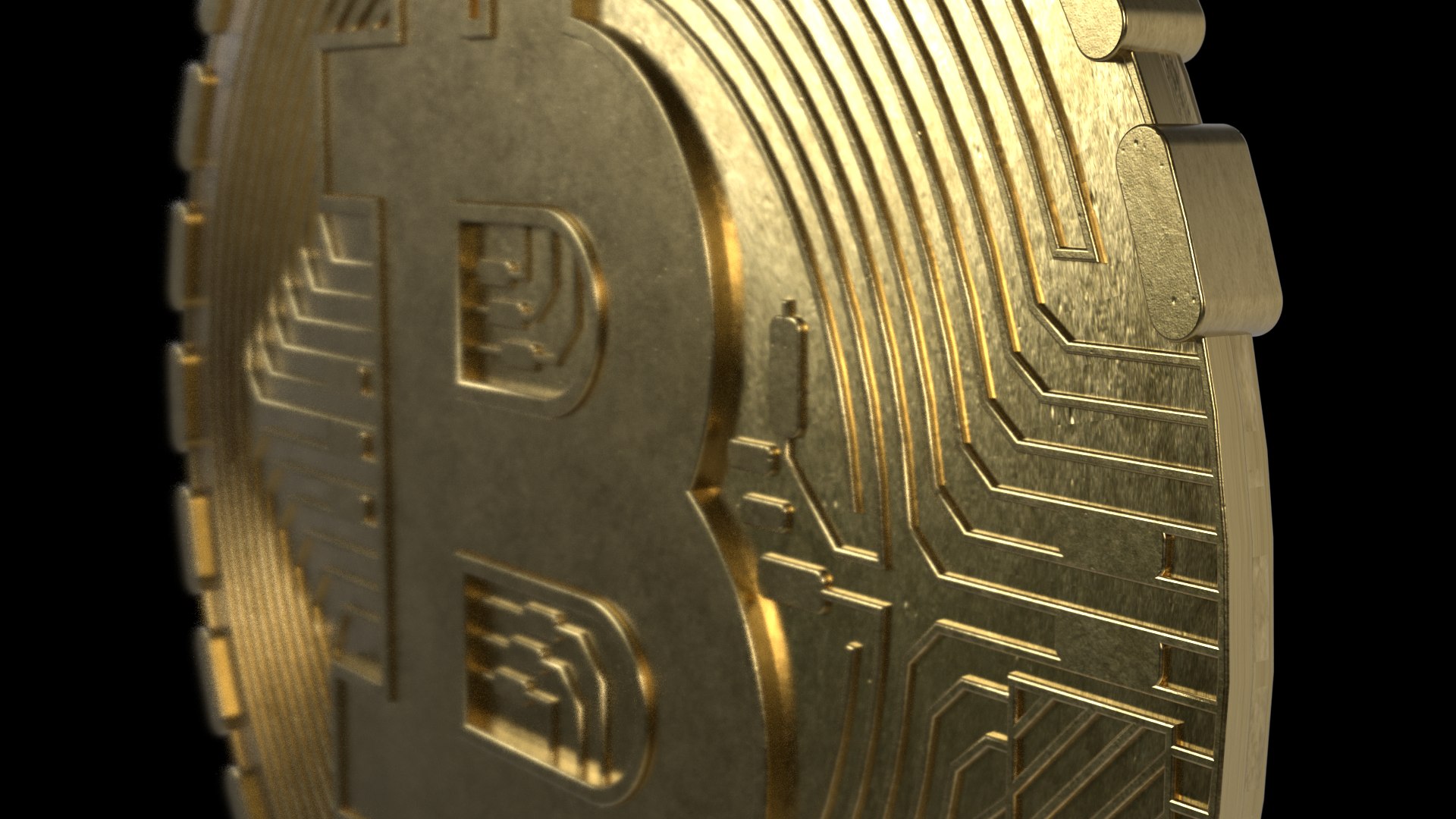 Bitcoin Coin Model - TurboSquid 1820143