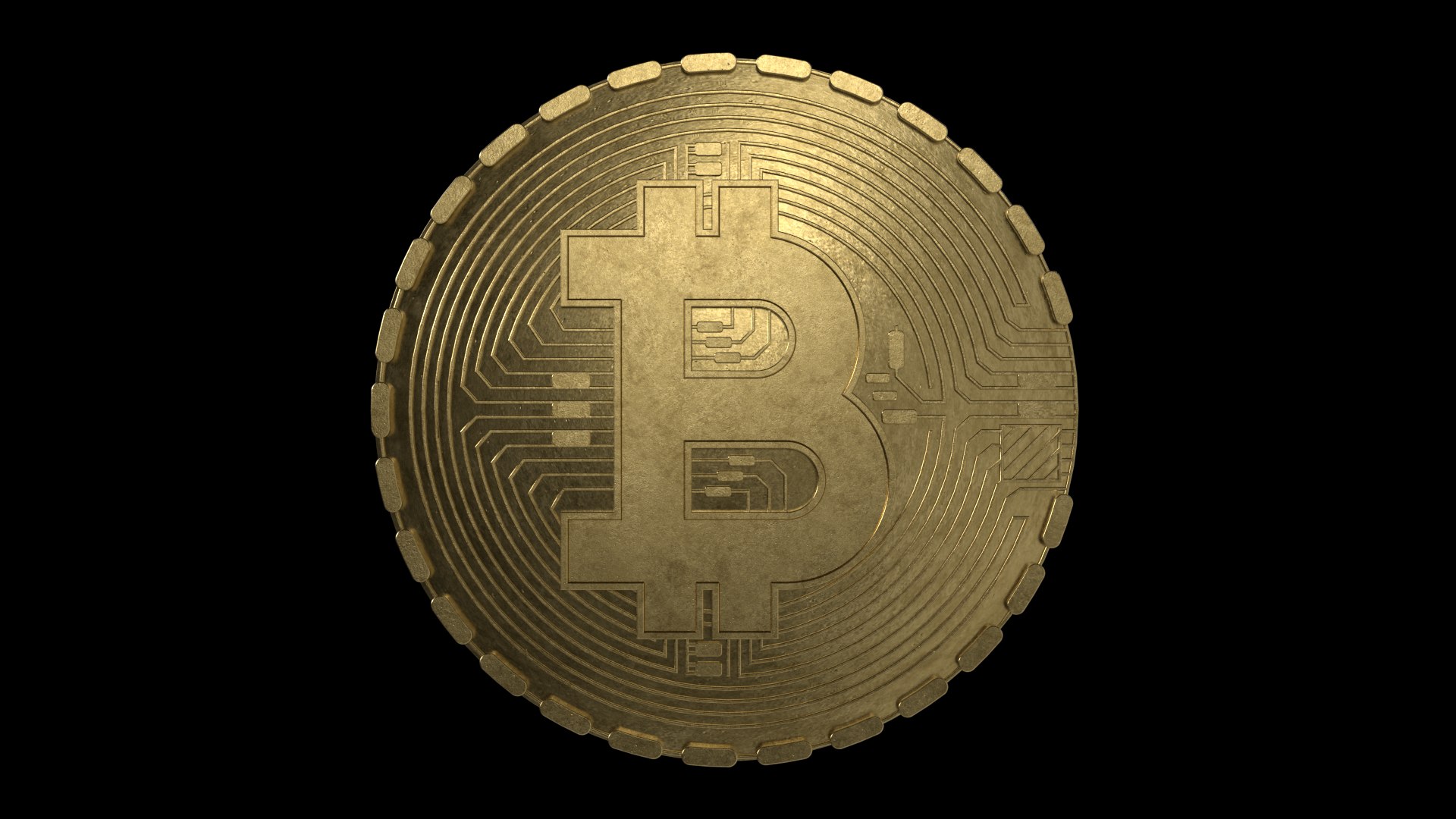 Bitcoin Coin Model - TurboSquid 1820143