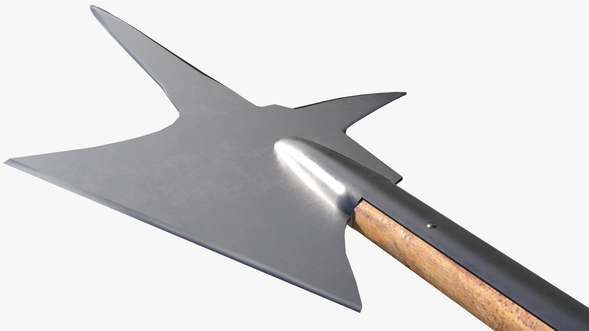 3D historically german halberd model - TurboSquid 1415968