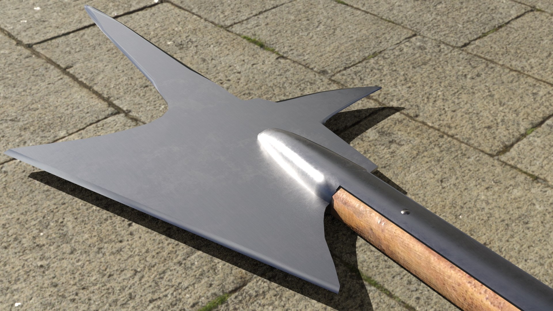 3D historically german halberd model - TurboSquid 1415968