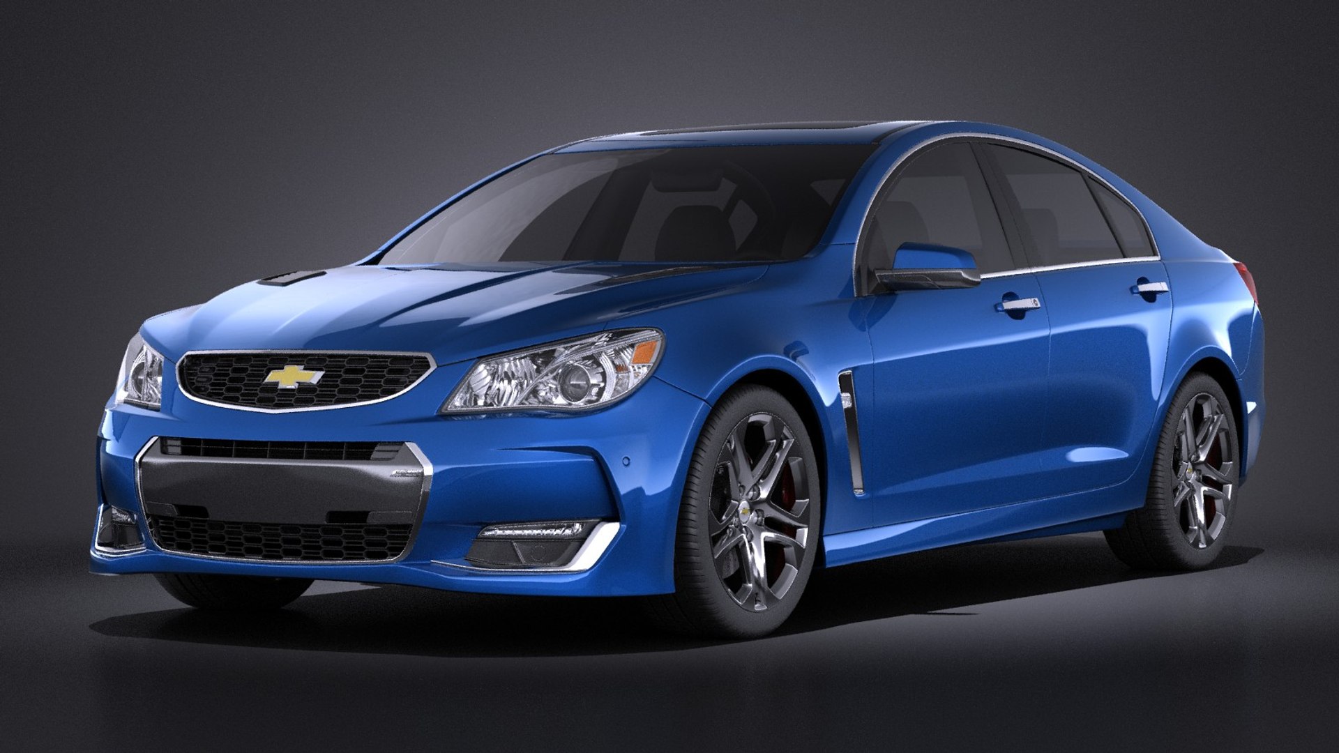 chevrolet ss 2016 3d model