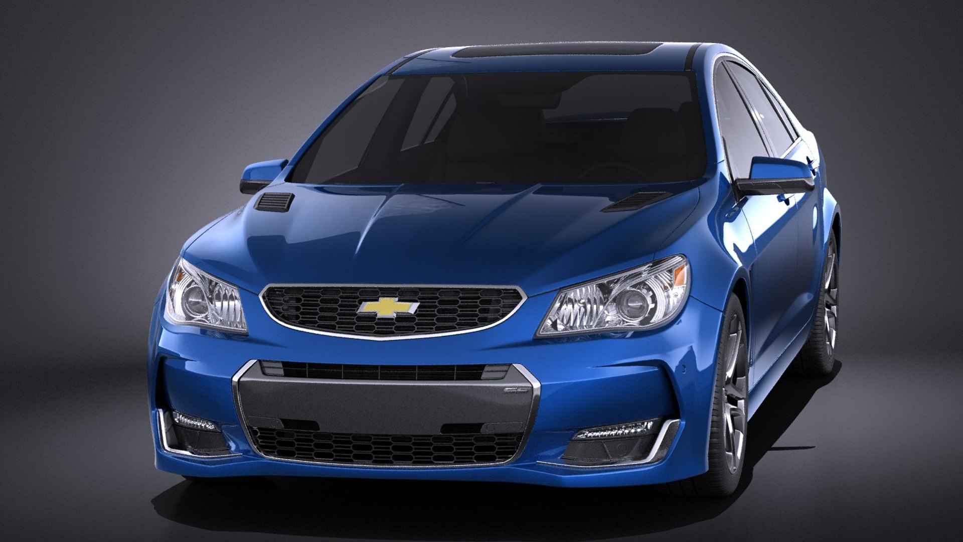 chevrolet ss 2016 3d model