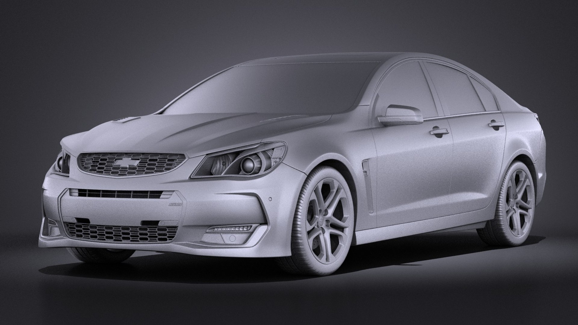 chevrolet ss 2016 3d model
