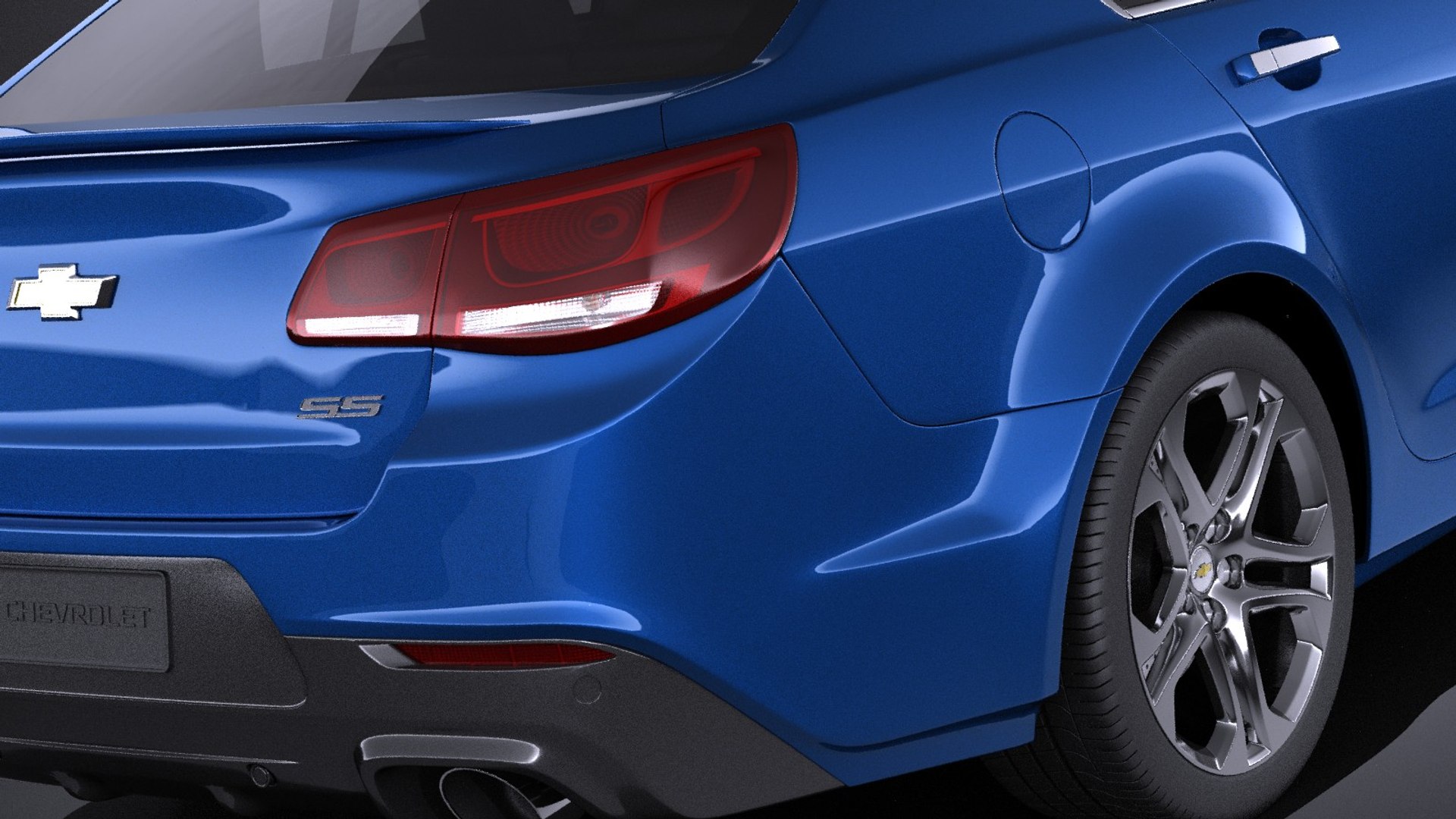 chevrolet ss 2016 3d model