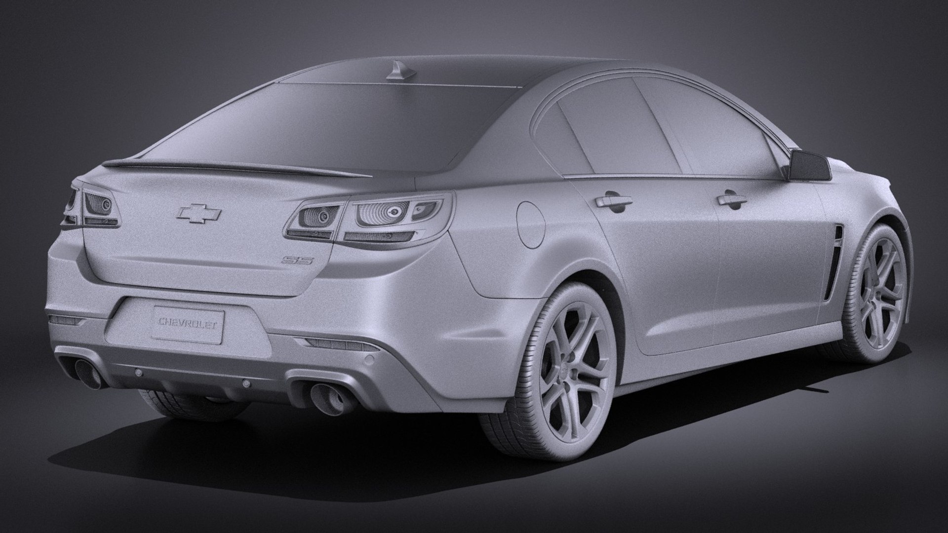 chevrolet ss 2016 3d model