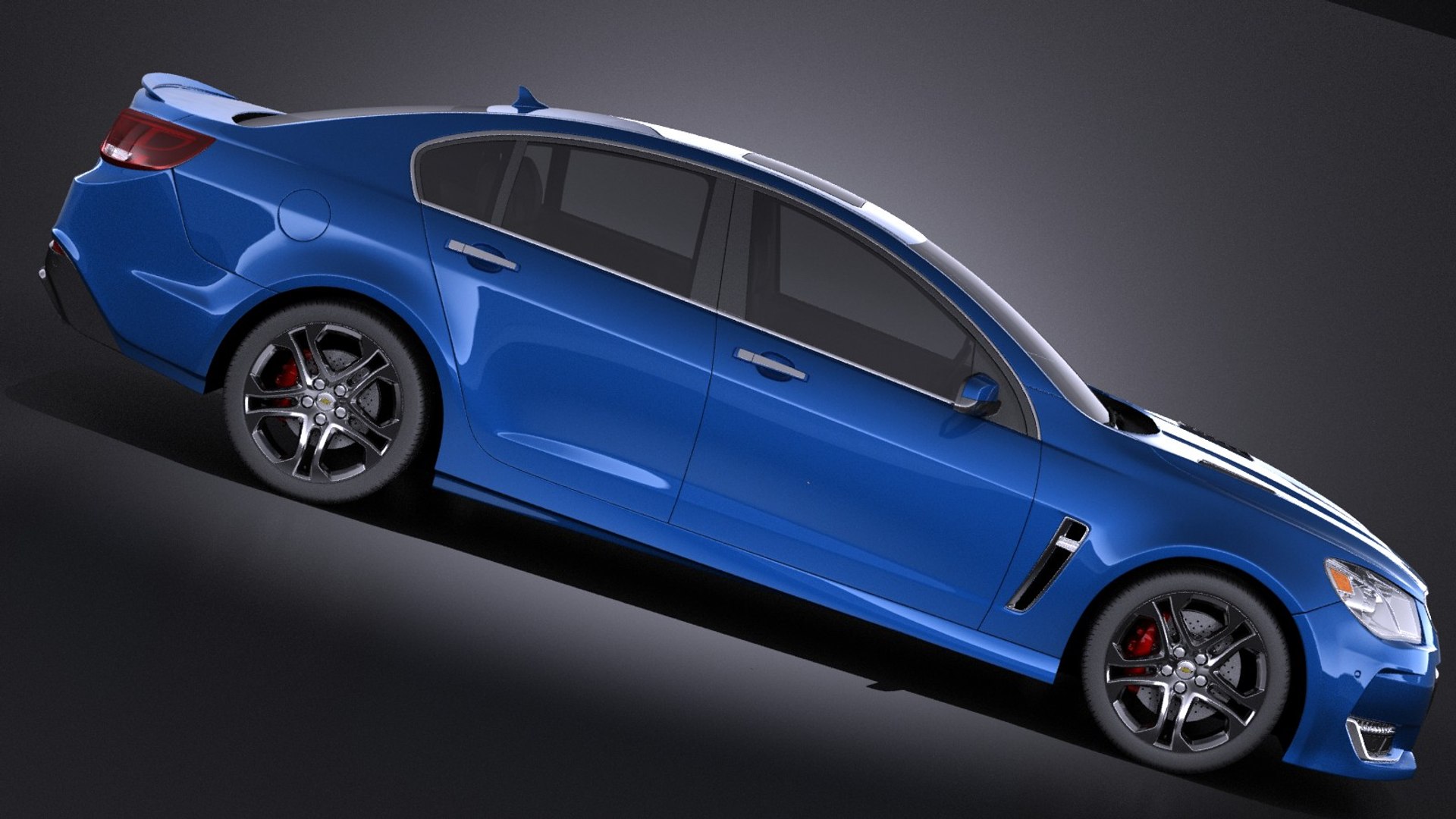chevrolet ss 2016 3d model