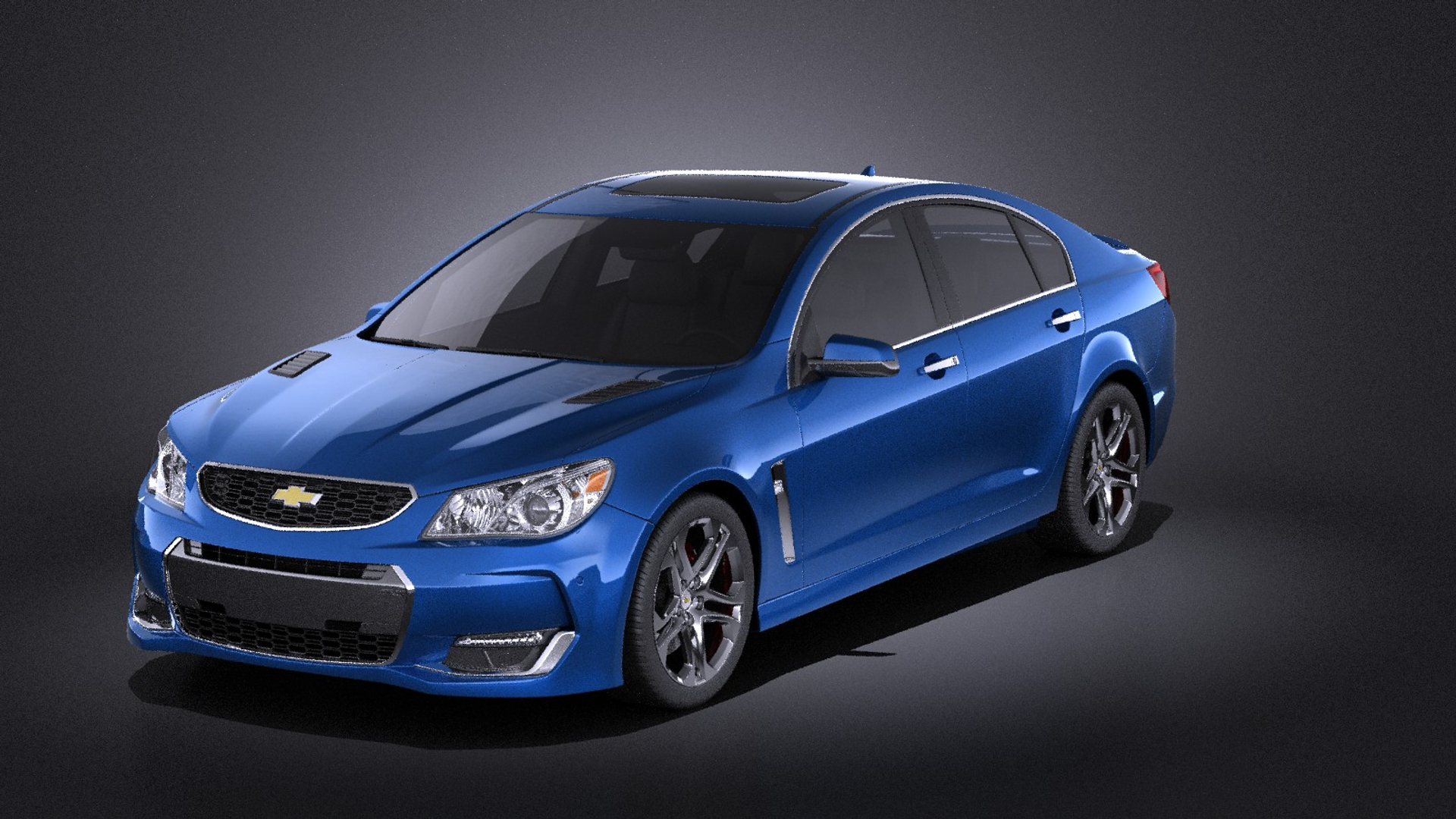 chevrolet ss 2016 3d model