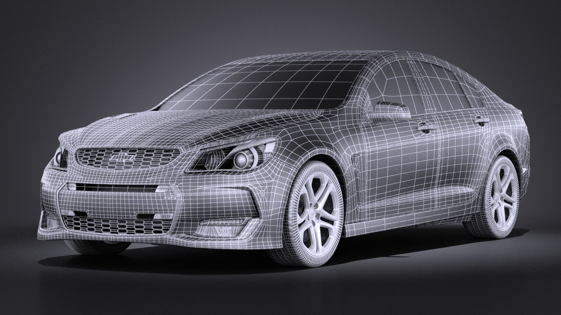 chevrolet ss 2016 3d model