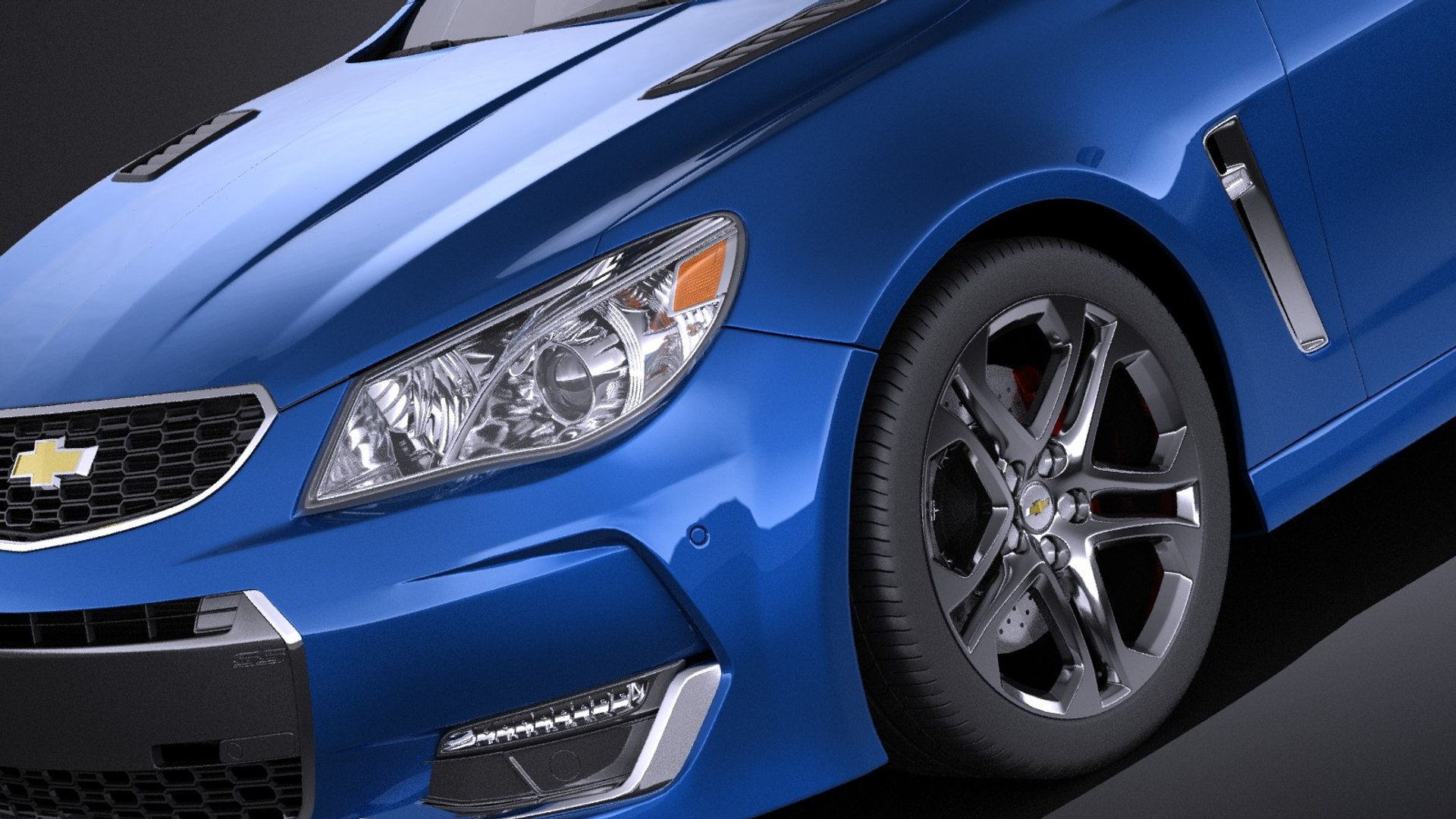chevrolet ss 2016 3d model