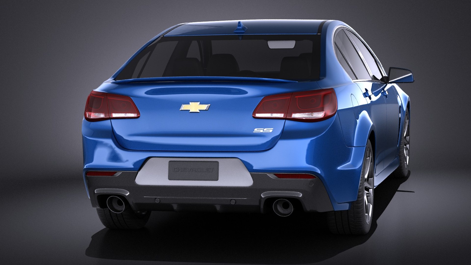 chevrolet ss 2016 3d model