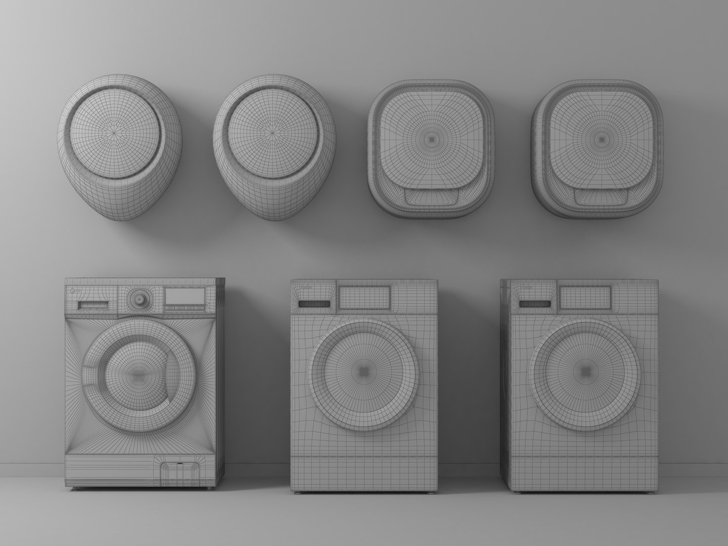 Washing Machine Model 3D - TurboSquid 1783970