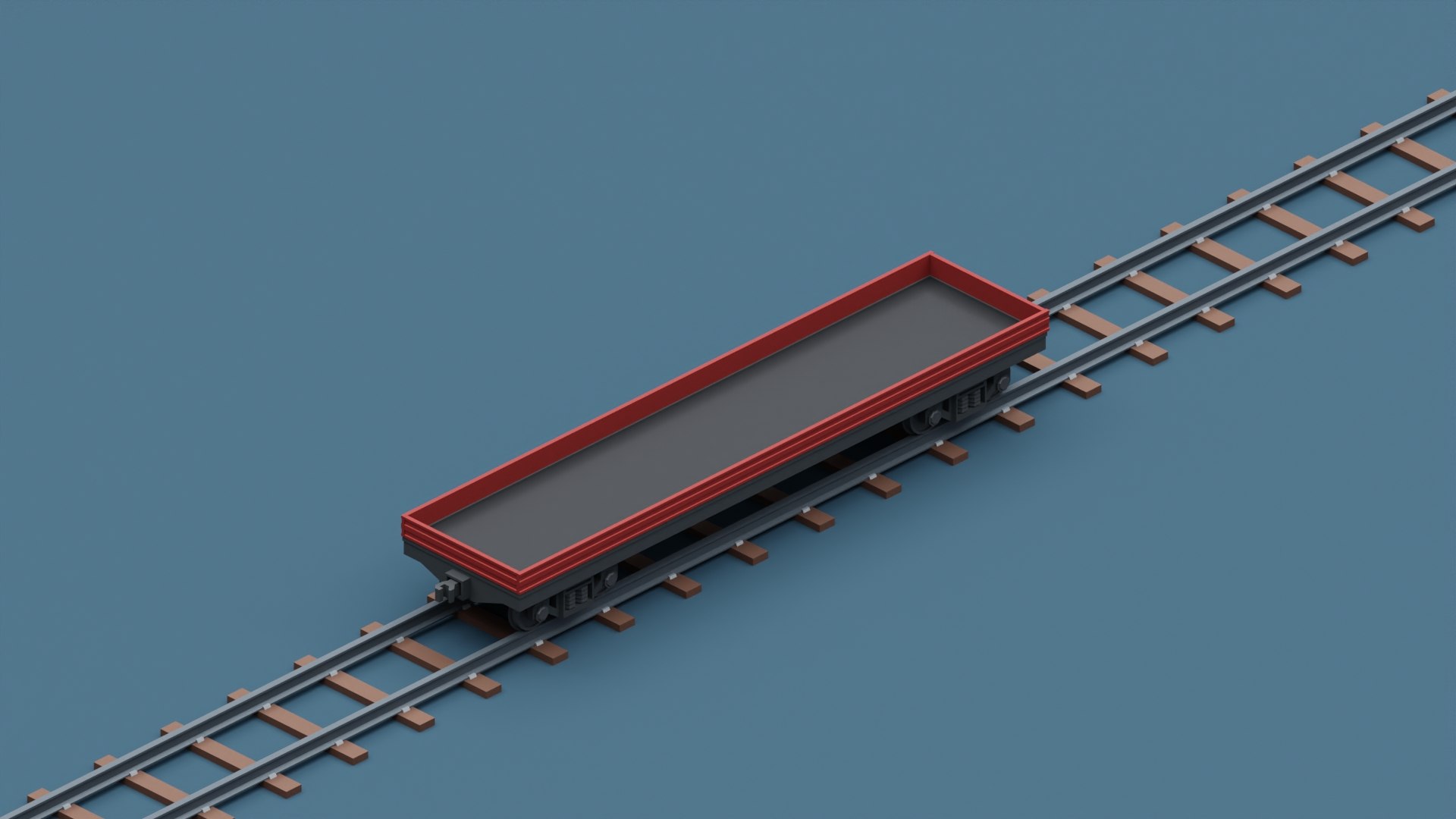 Stylized Train And Rail Wagons Low Poly 3D Model - TurboSquid 2264808