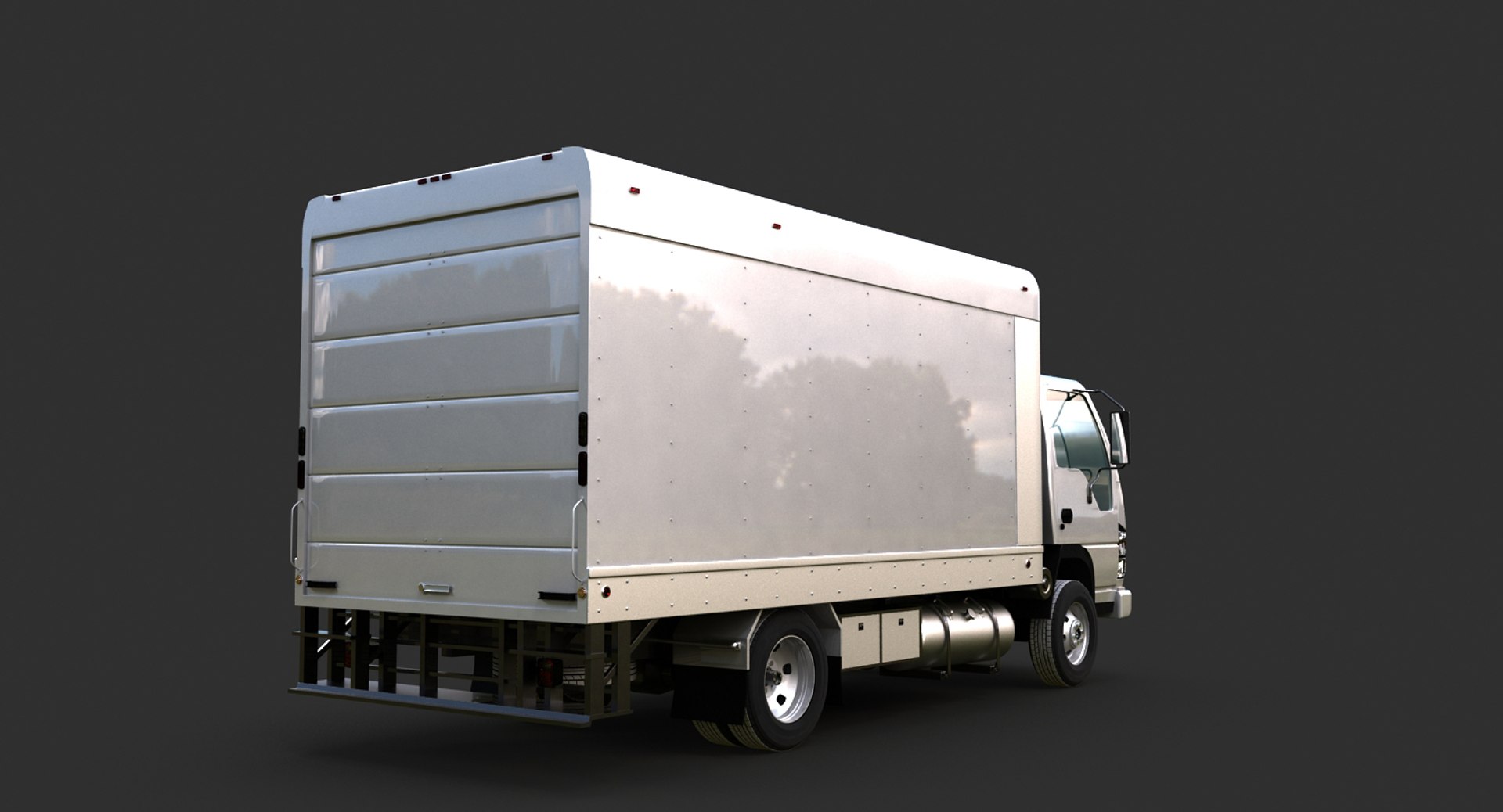 3d Model Light Box Truck