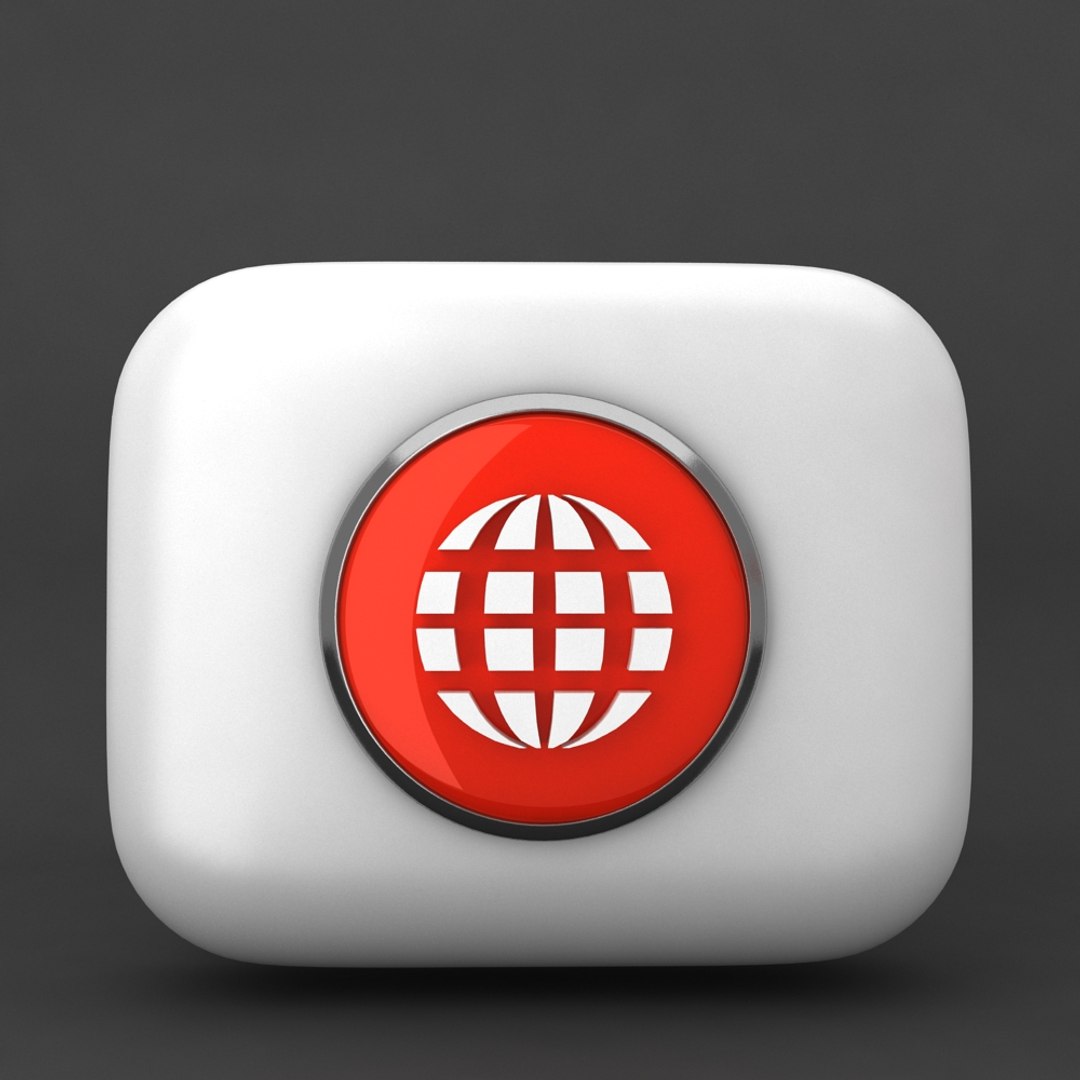 3d Web Icon Model