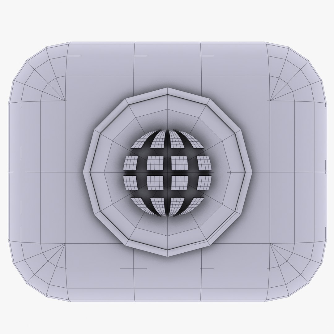3d Web Icon Model