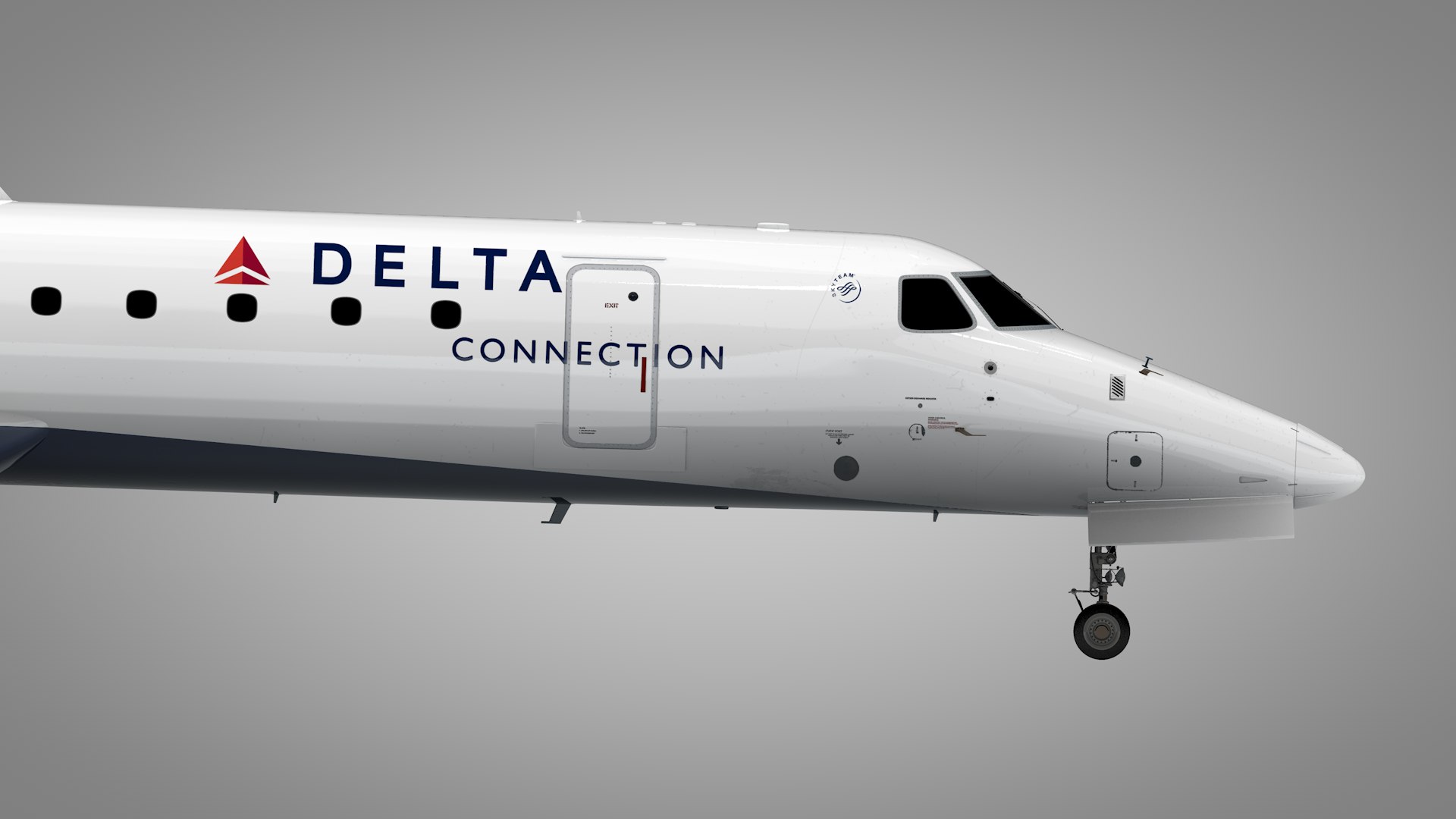 3D DELTA CONNECTION EMBRAER ERJ 145 L1399 - TurboSquid 1744783